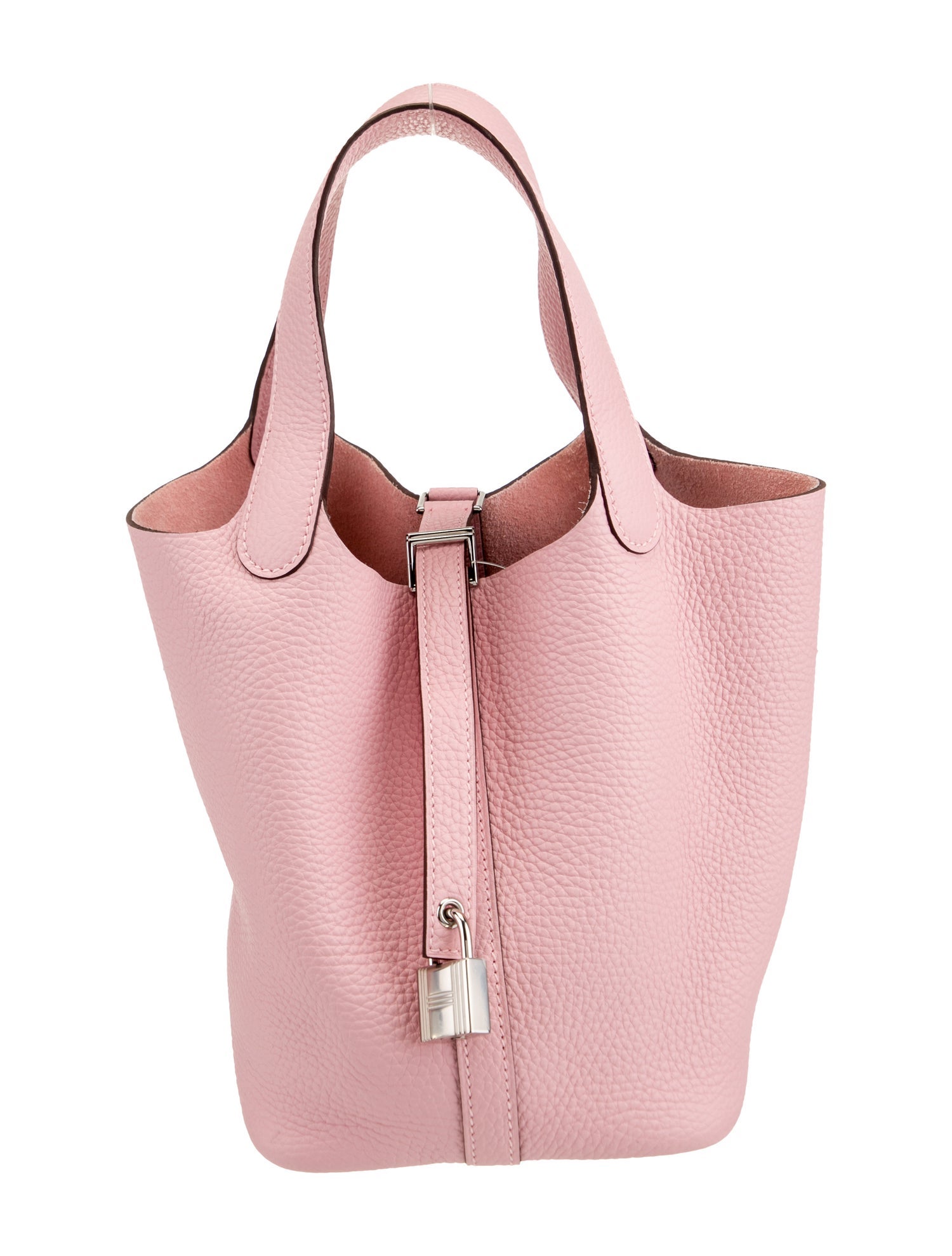Hermès 2023 Clemence Picotin Lock 18 - Pink Bucket Bags, Handbags ...