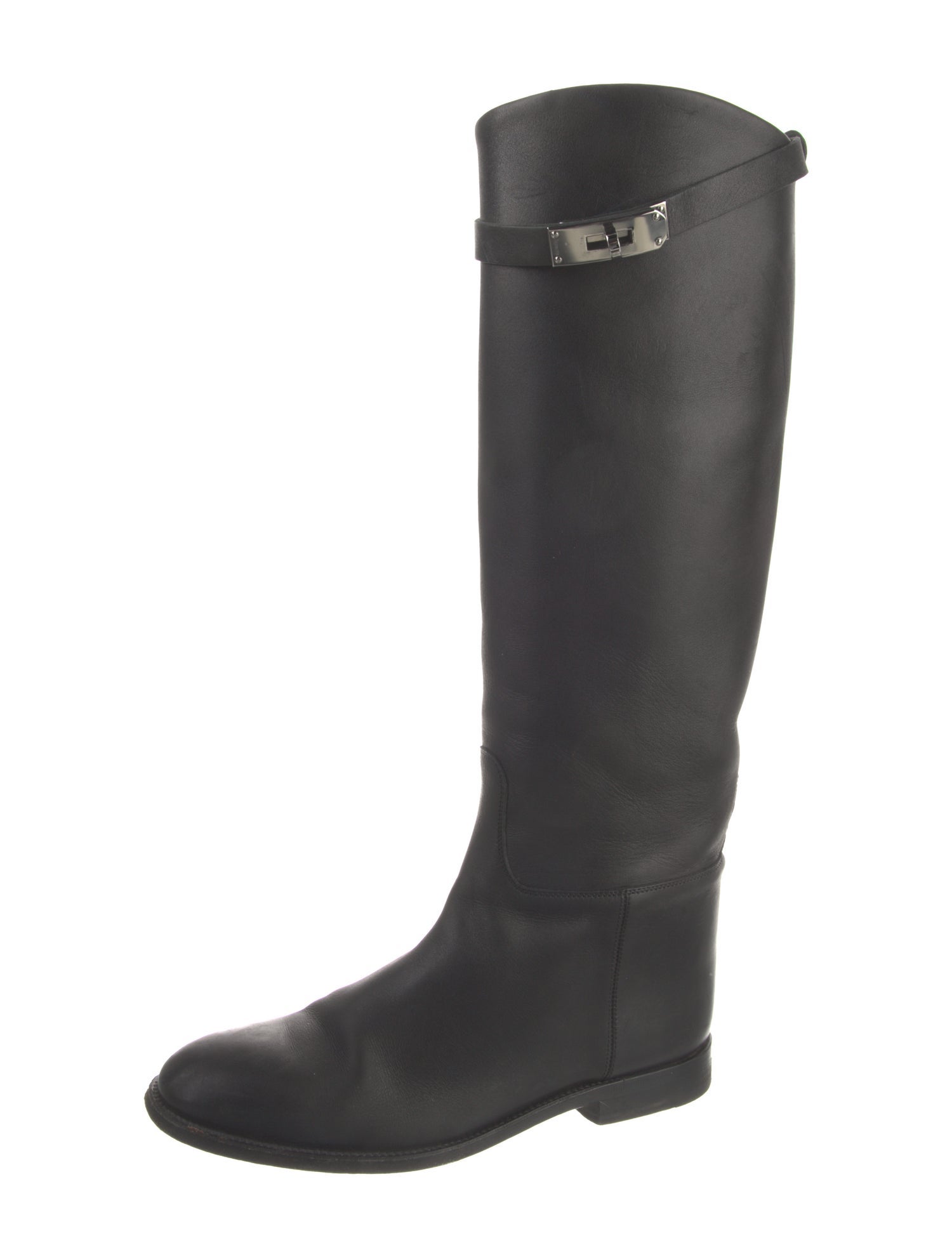 Prada Leather Riding Boots - Black Boots, Shoes - PRA1084828 | The RealReal