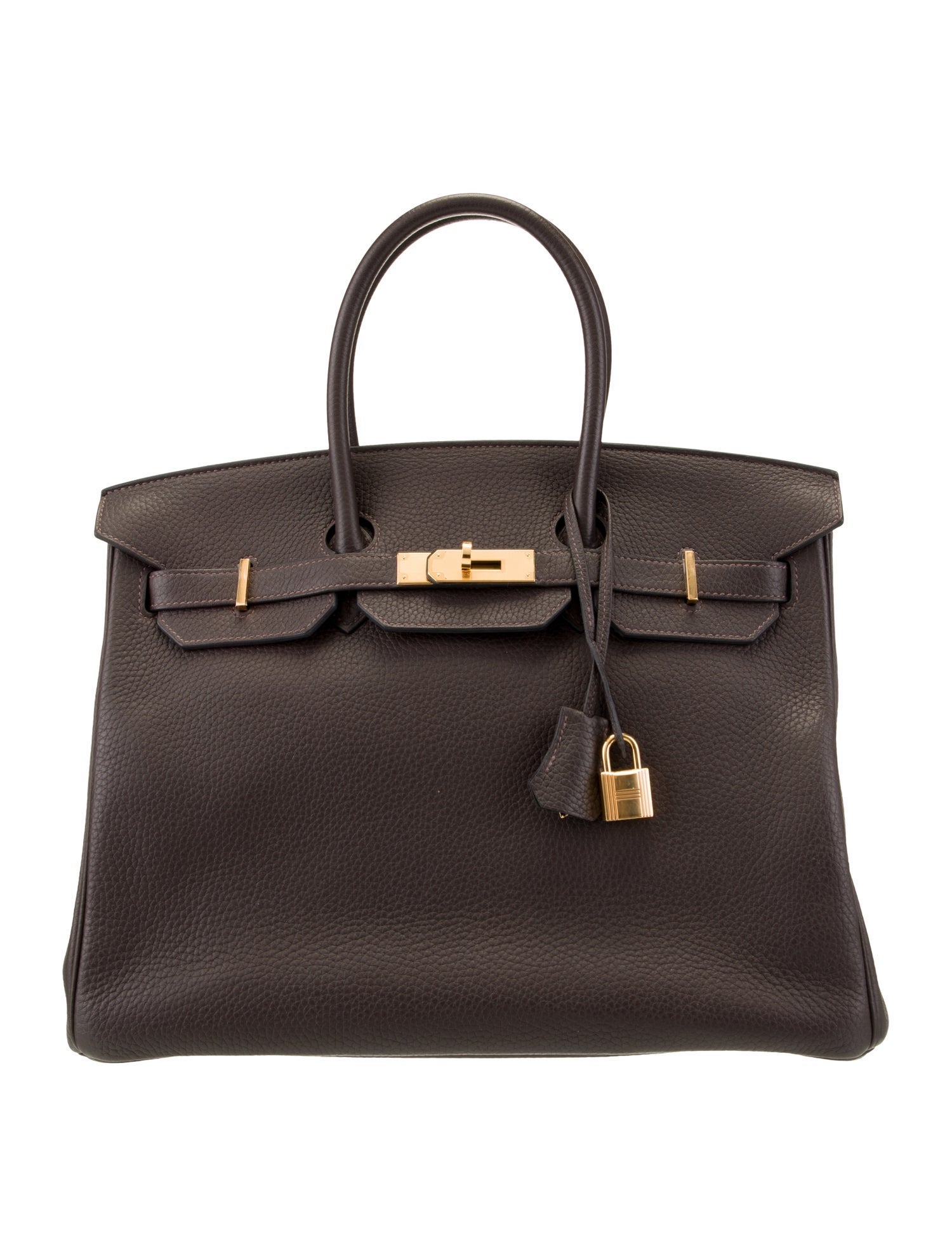 Hermès Clemence JPG Shoulder Birkin 42 - Brown Handle Bags, Handbags ...