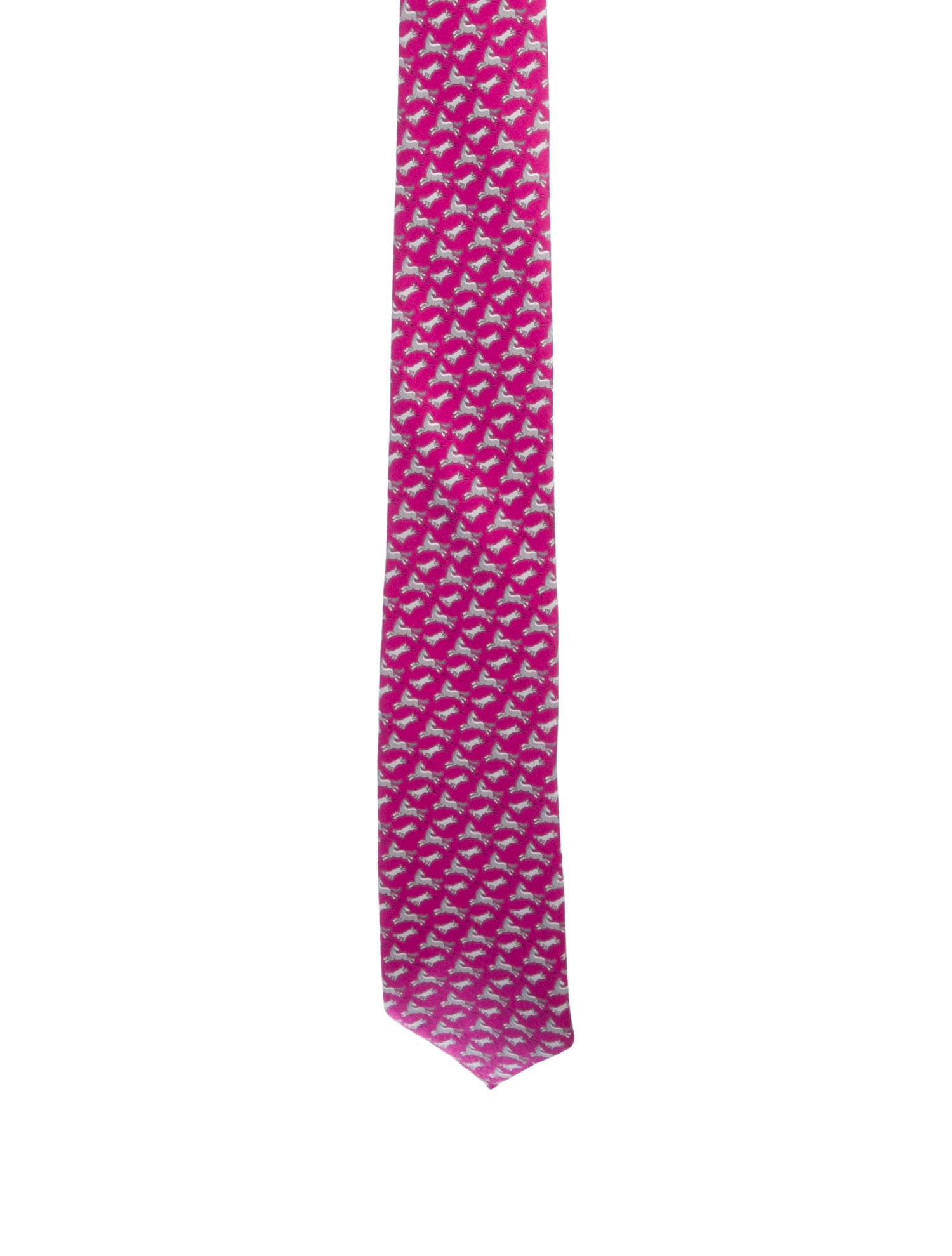 Hermès Pink patterned tie w/ Tags - Pink Ties, Suiting Accessories ...