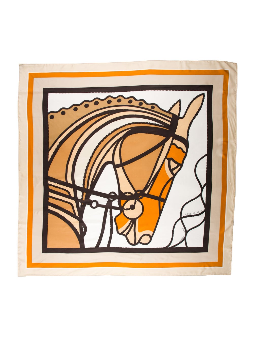 Hermès Robe du Soir Silk Shawl - Neutrals Scarves and Shawls ...