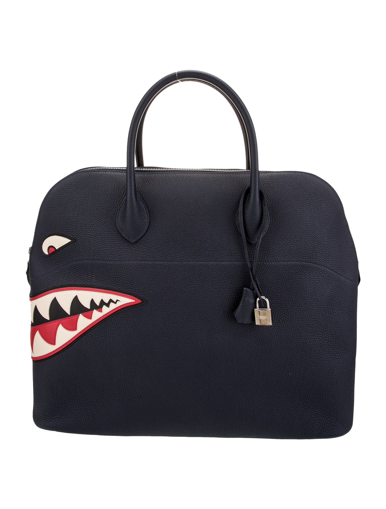 Hermès Togo Shark Bolide 45 - Blue Totes, Handbags - HER717035 | The ...