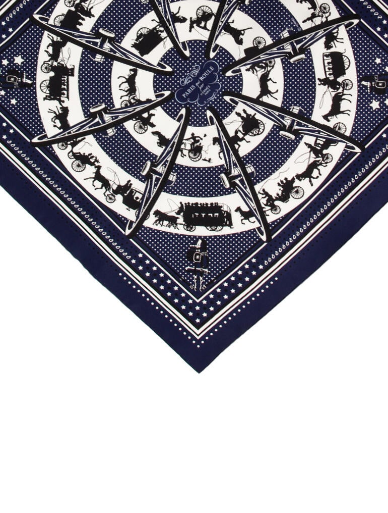 Hermès Charreada Silk Scarf - Black Scarves and Shawls, Accessories ...