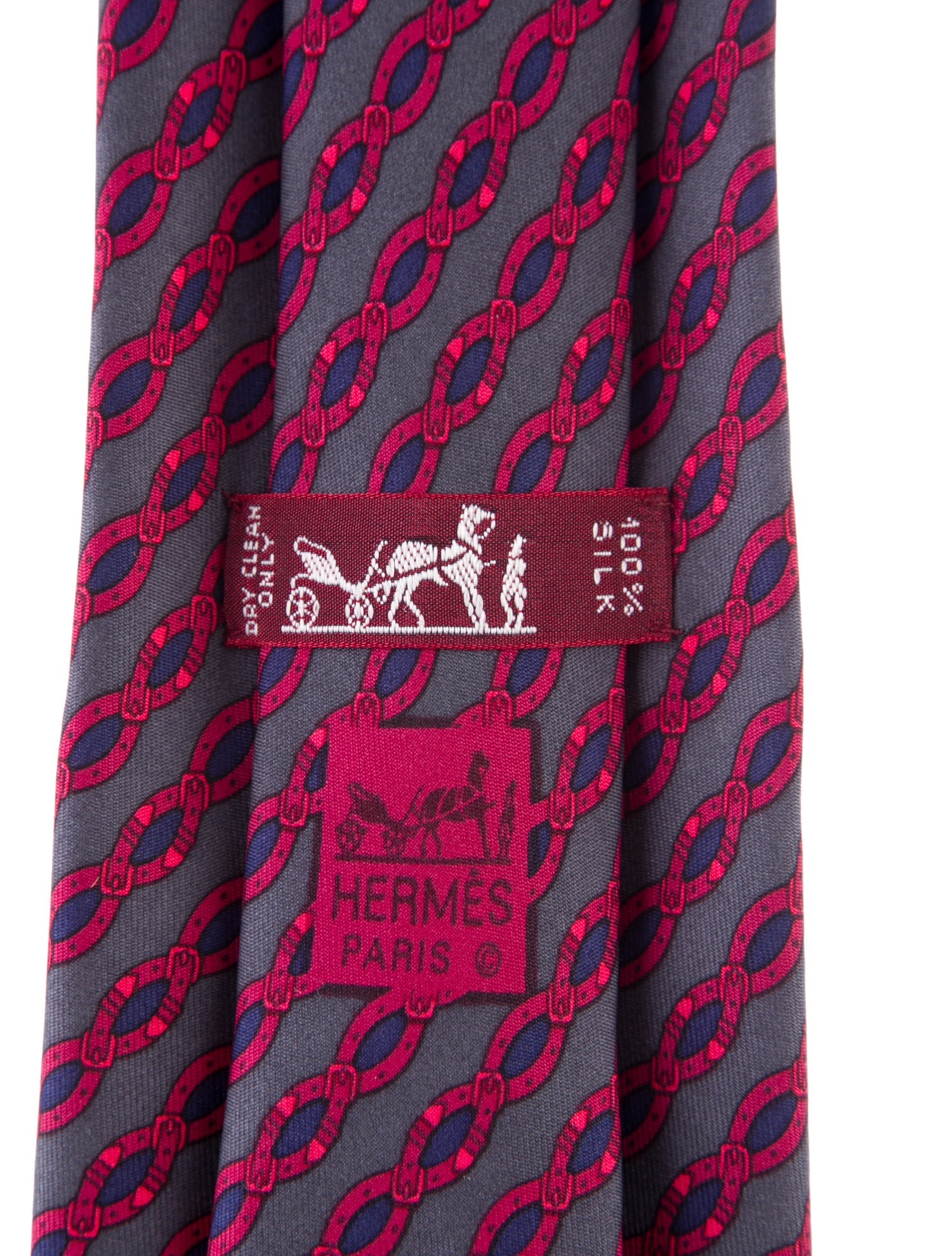 Hermès Pattern Print Tie - Grey Ties, Suiting Accessories - HER719957 ...