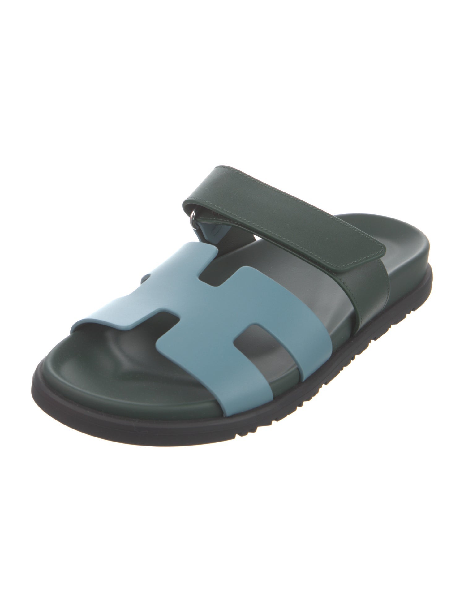 Hermès 2024 Chypre Slides - Blue Sandals, Shoes - HER735857 | The RealReal