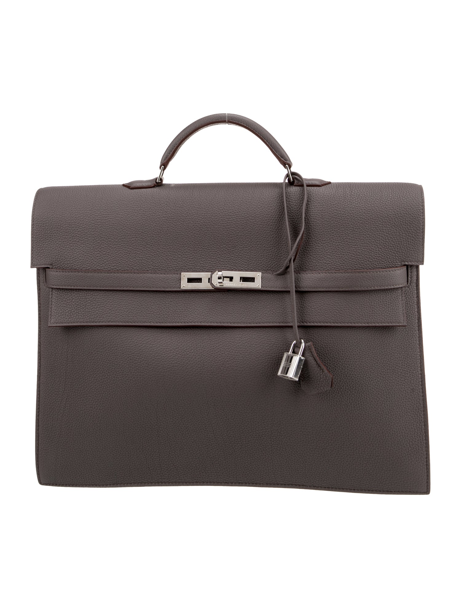Hermès Togo Kelly Depeches38 - Grey Briefcases, Bags - HER724688 | The ...