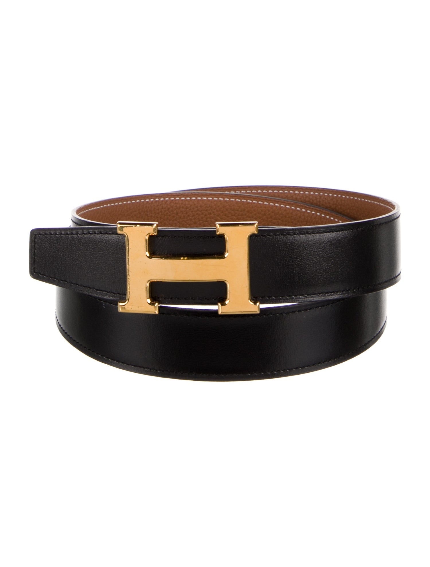 Hermès Reversible 32 mm H Belt Kit - Black Belts, Accessories - HER729095 | The RealReal