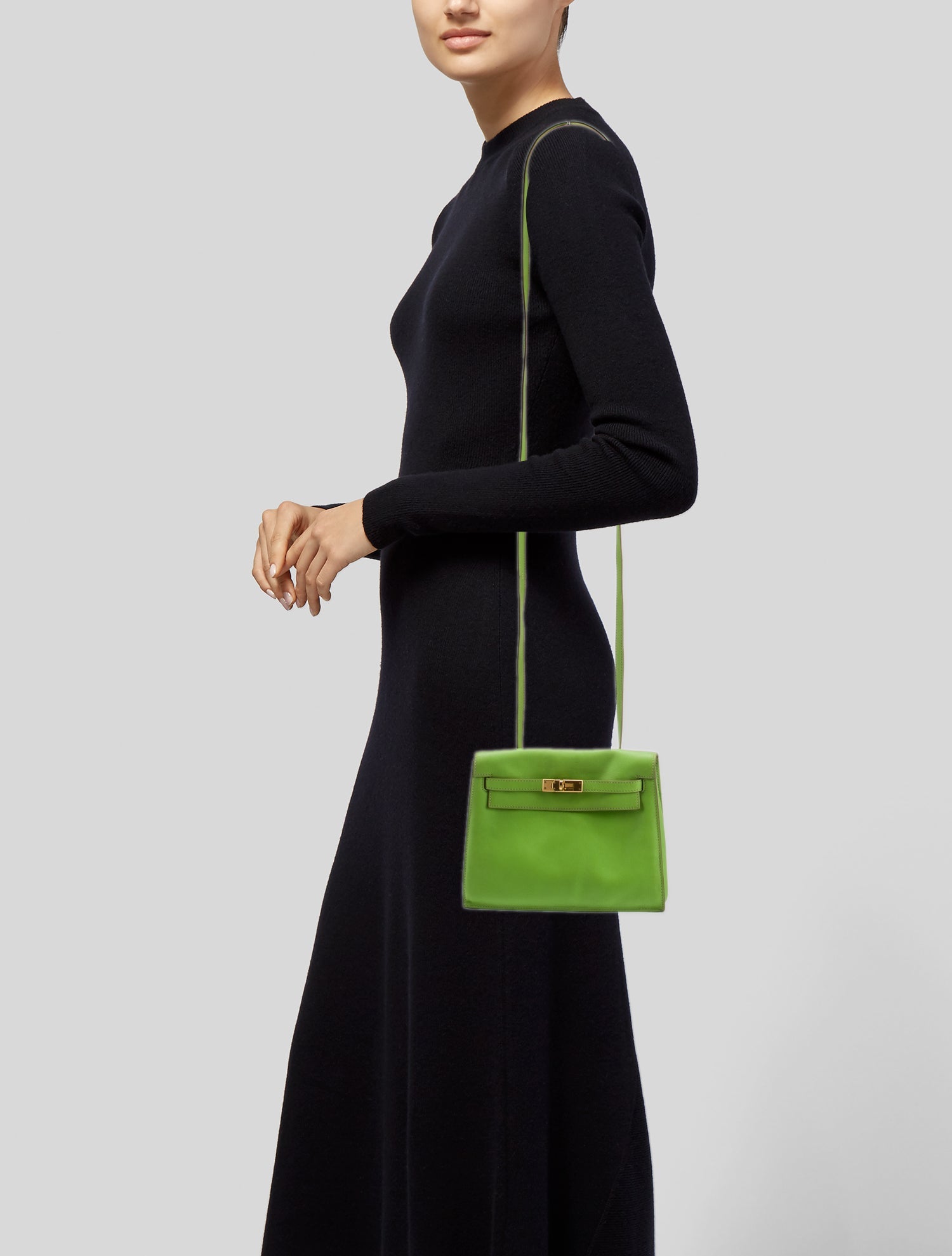 Hermès 2023 Swift Kelly Danse Anate Fringe Waist Bag - Brown Waist Bags ...