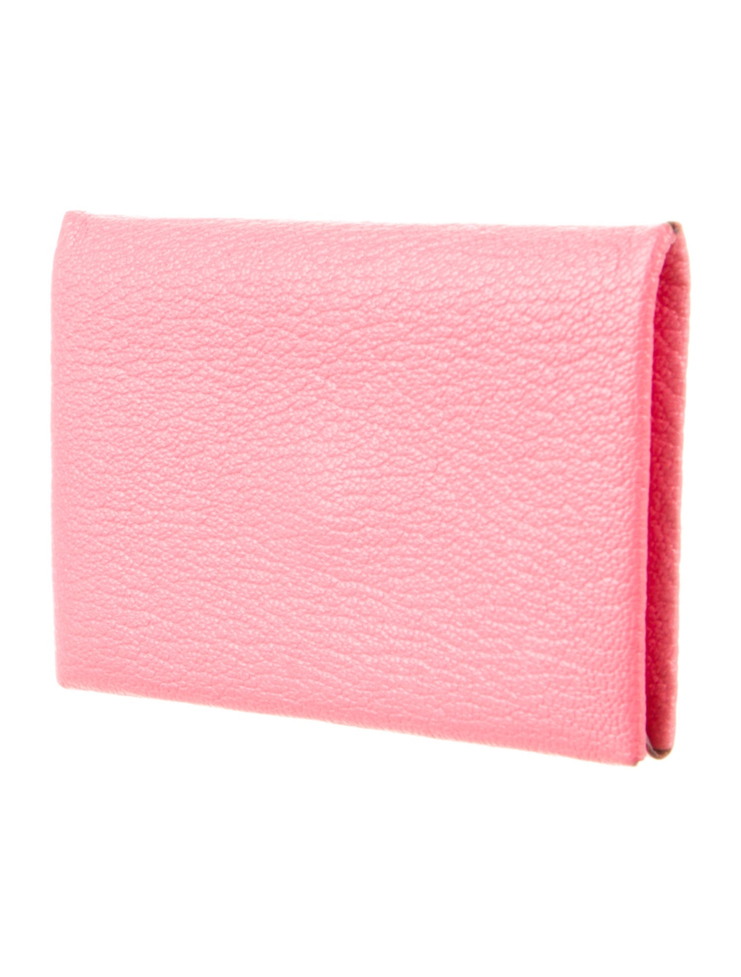 Hermès Calvi Cardholder - Pink Wallets, Accessories - HER736387 | The ...