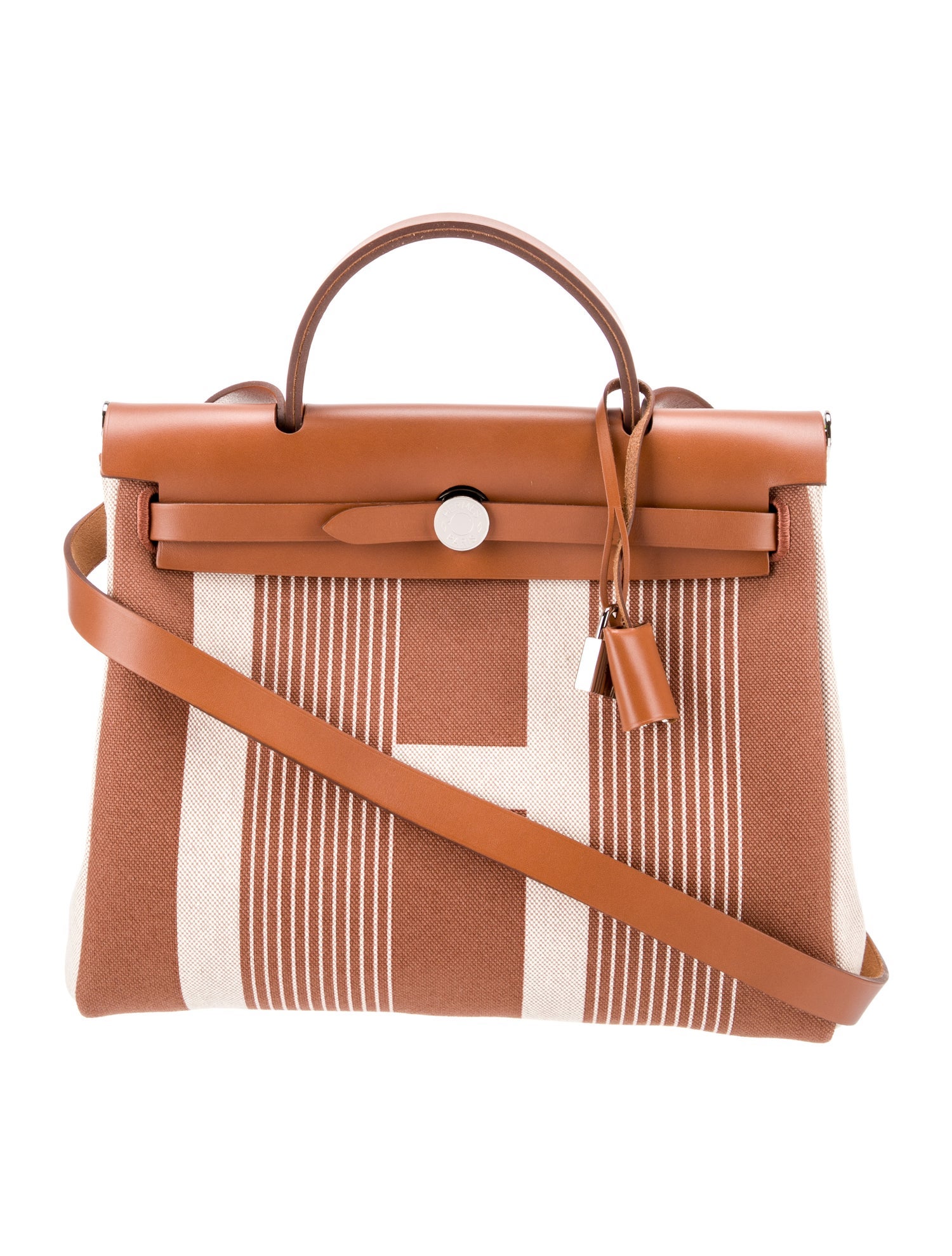 Hermès Toile H Vibration Herbag Zip 31 - Brown Shoulder Bags, Handbags ...