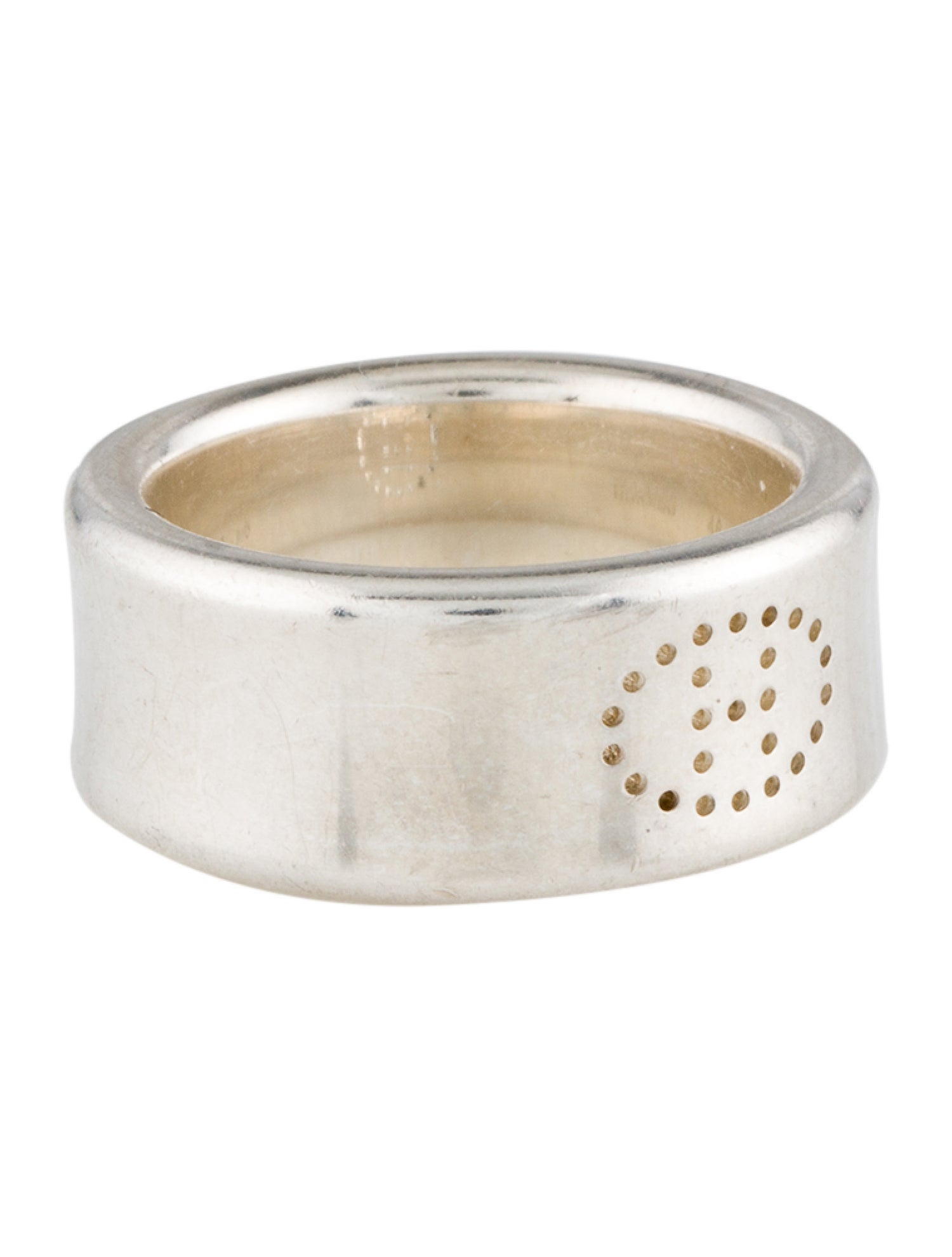 Gucci Trademark Heart Ring - Sterling Silver Band, Rings - GUC1659151 ...