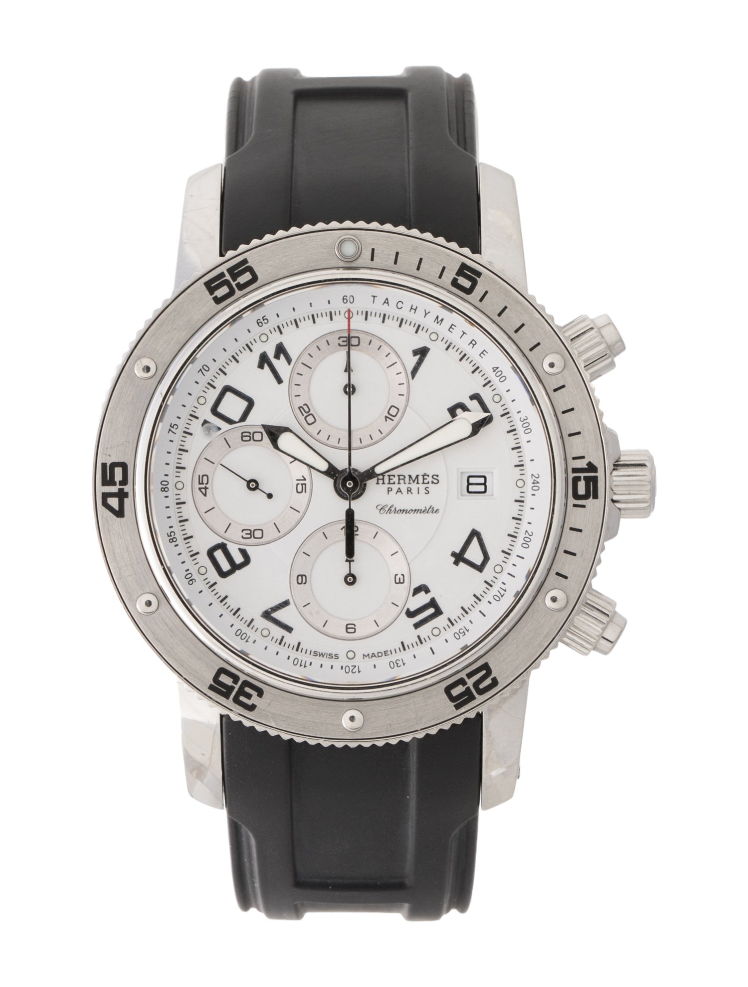 Hermès Clipper Diver Chronograph Watch - CP2.910 | The RealReal