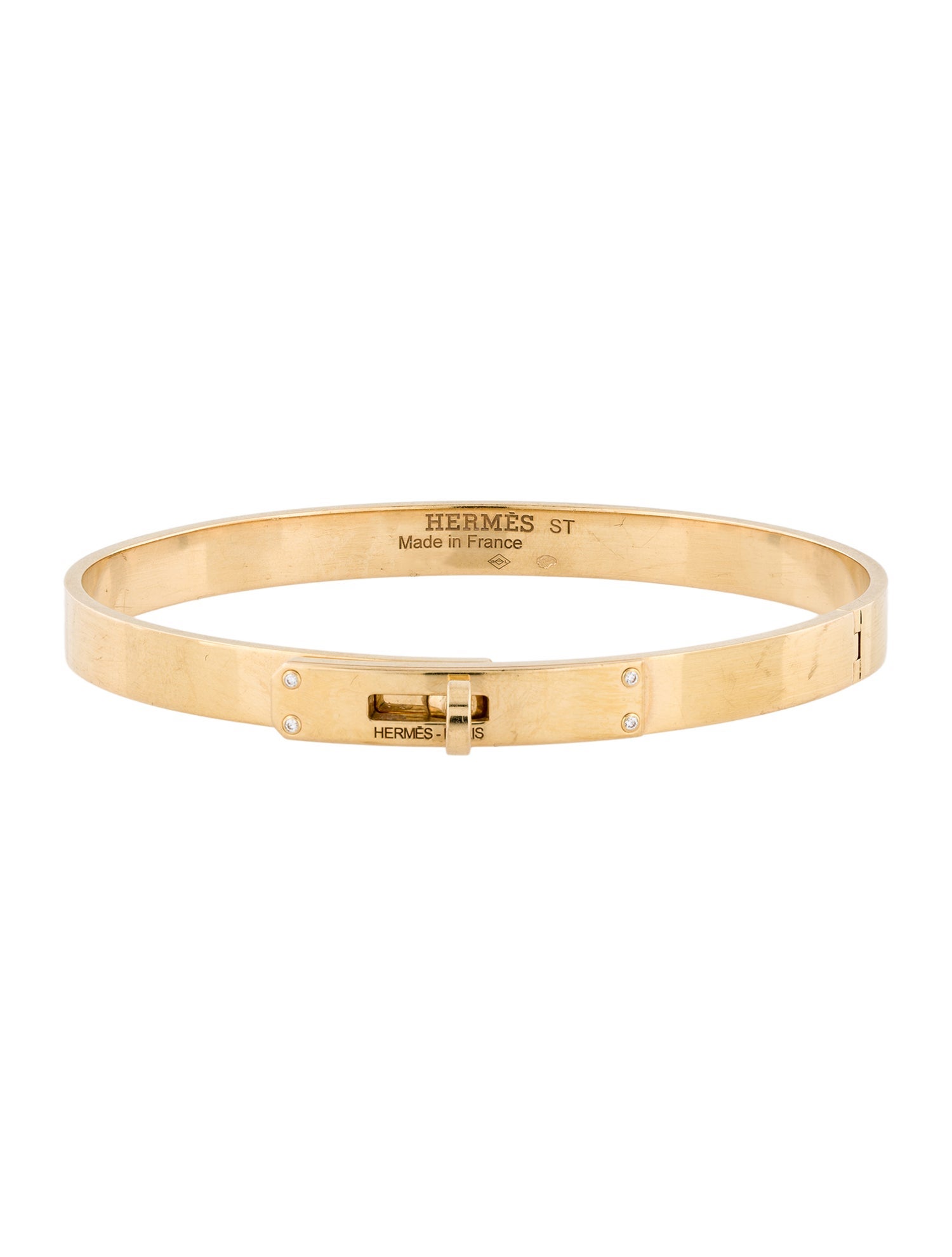 Hermès 18K Diamond Kelly Small Model Bracelet - Bangle, Bracelets ...