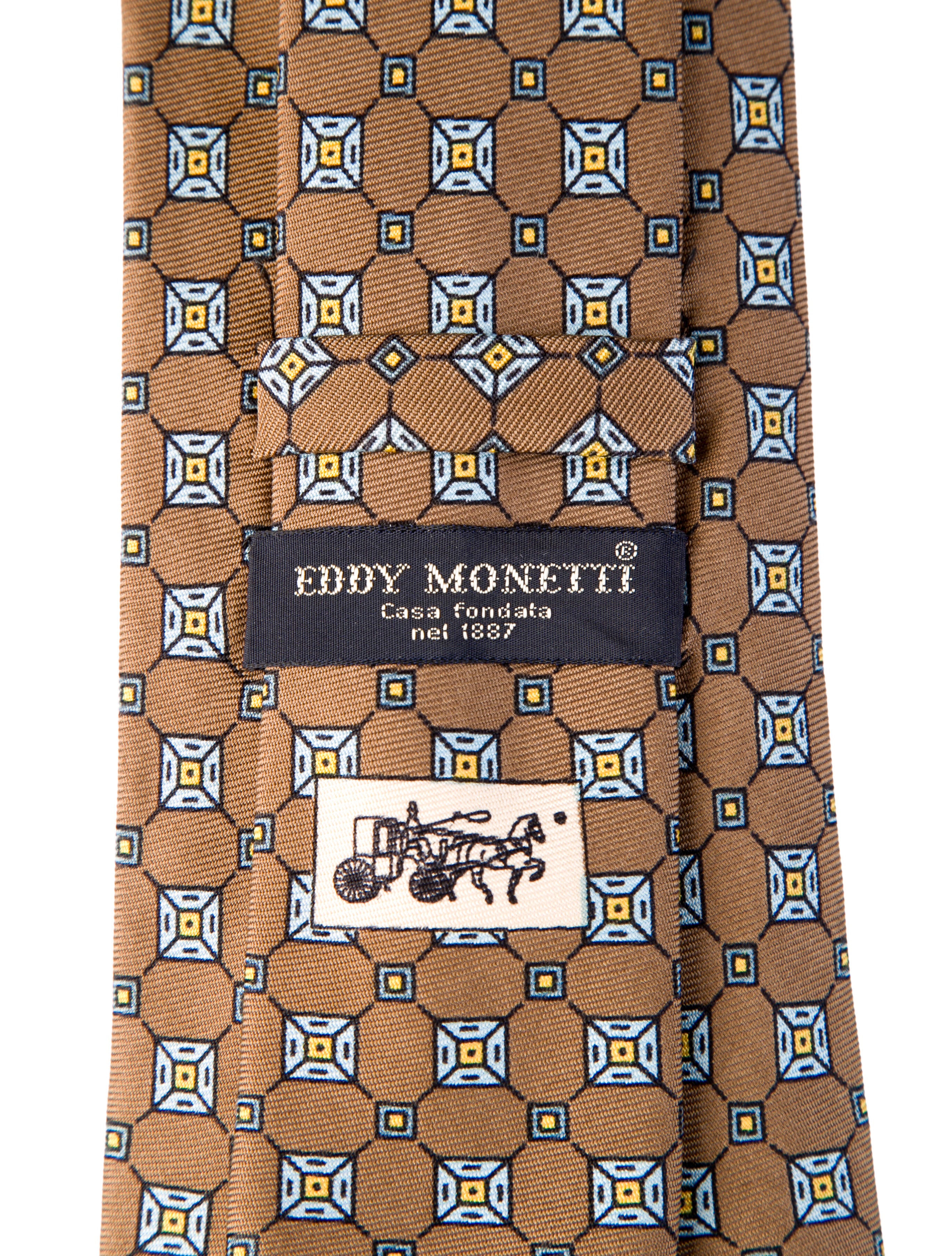 Hermès Pattern Print Silk Tie - Brown Ties, Suiting Accessories ...