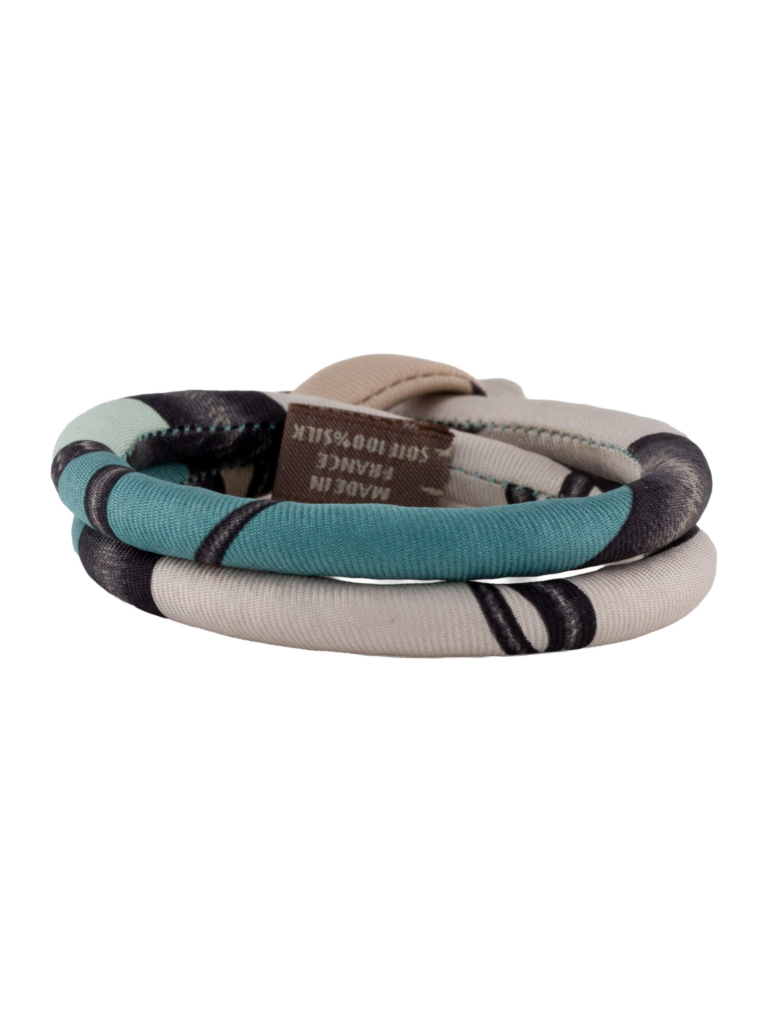 Hermès Silk Petit H Wrap Bracelet - Black Wrap, Bracelets - HER740065 ...