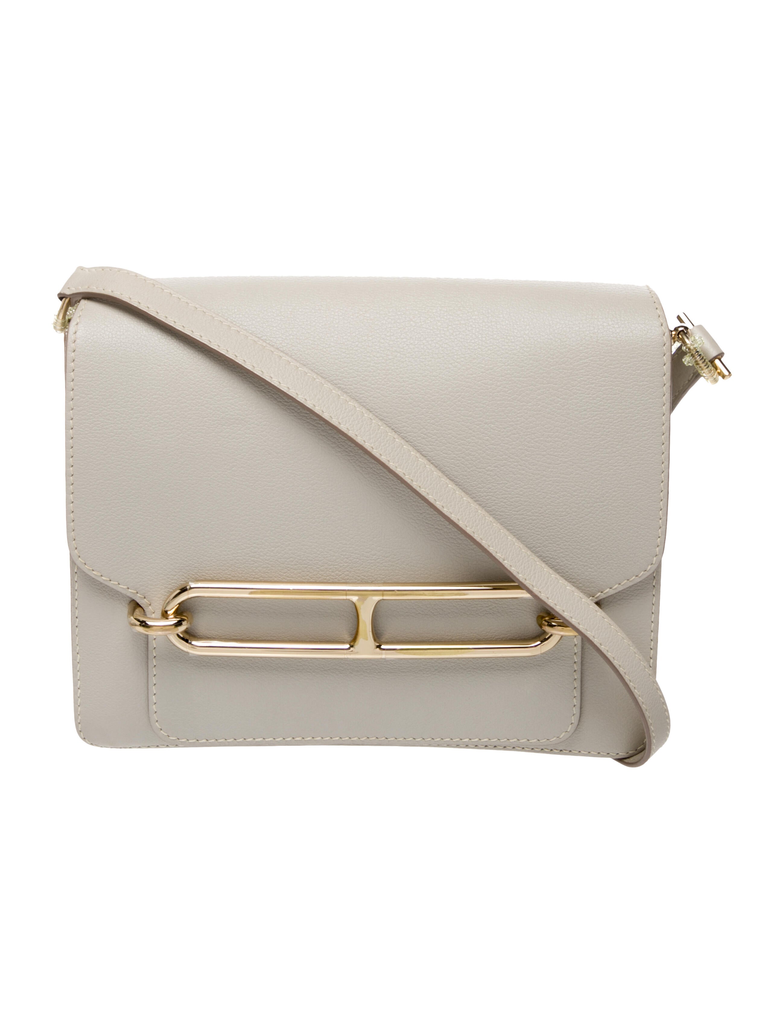 Hermès Evercolor Sac Roulis 23 - Grey Crossbody Bags, Handbags ...