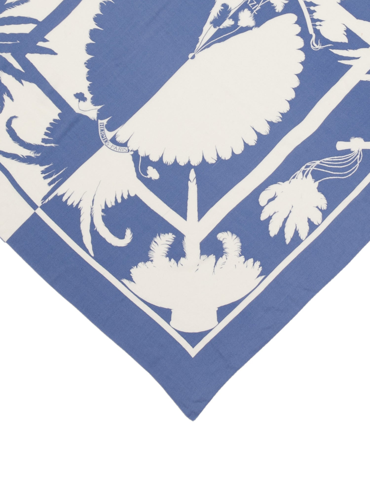 Hermès Brazil Tattoo Silk Scarf - Blue Scarves and Shawls, Accessories ...