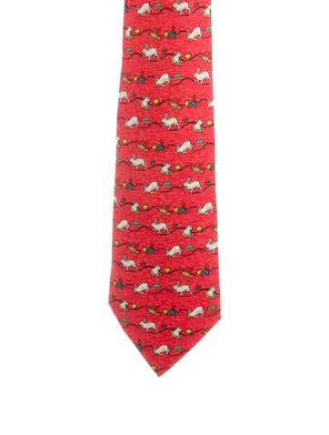 Hermès Rabbit Print Silk Tie - Suiting Accessories - HER91440 | The ...