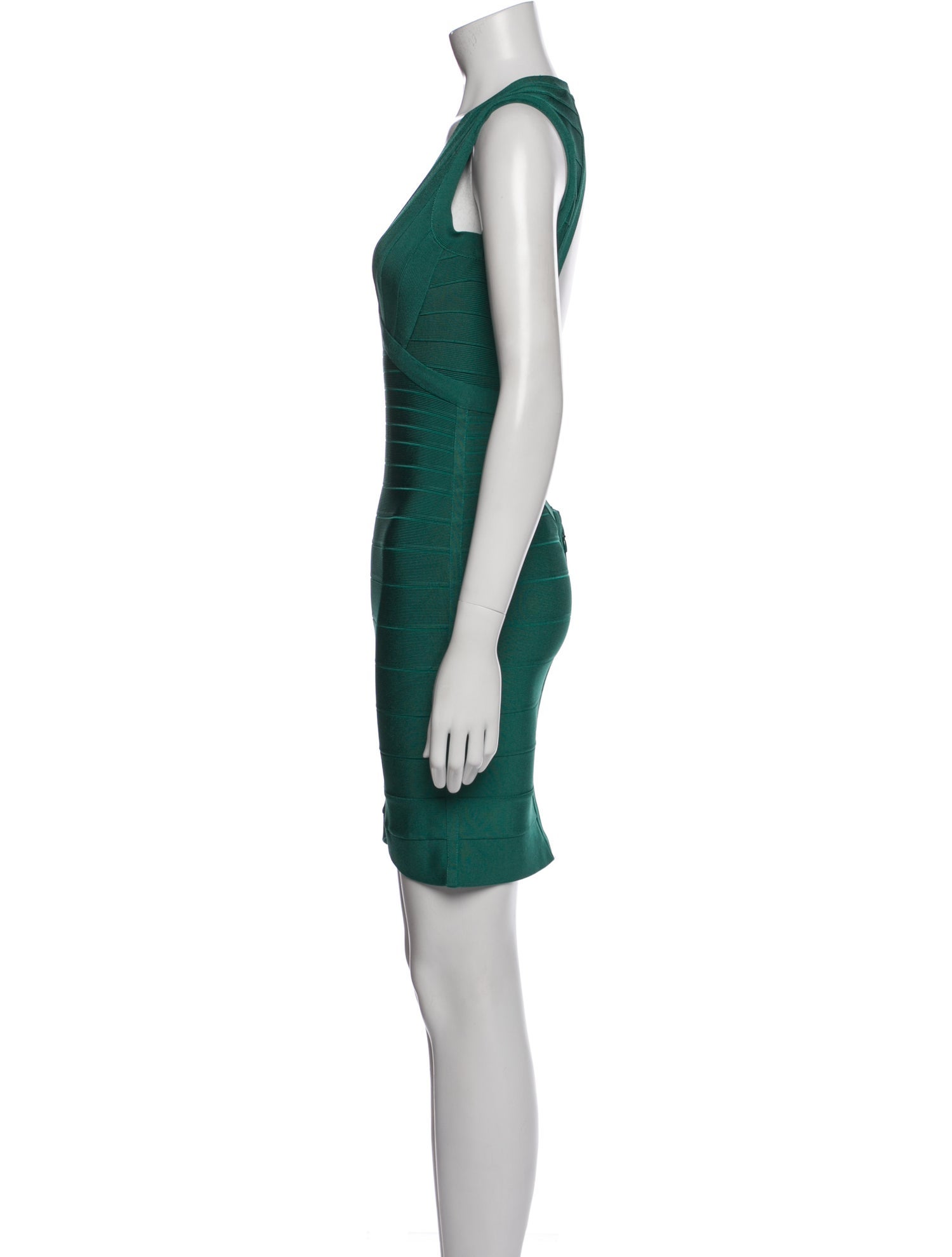 La Maille Sezane Scoop Neck Mini Dress - Green Dresses, Clothing ...