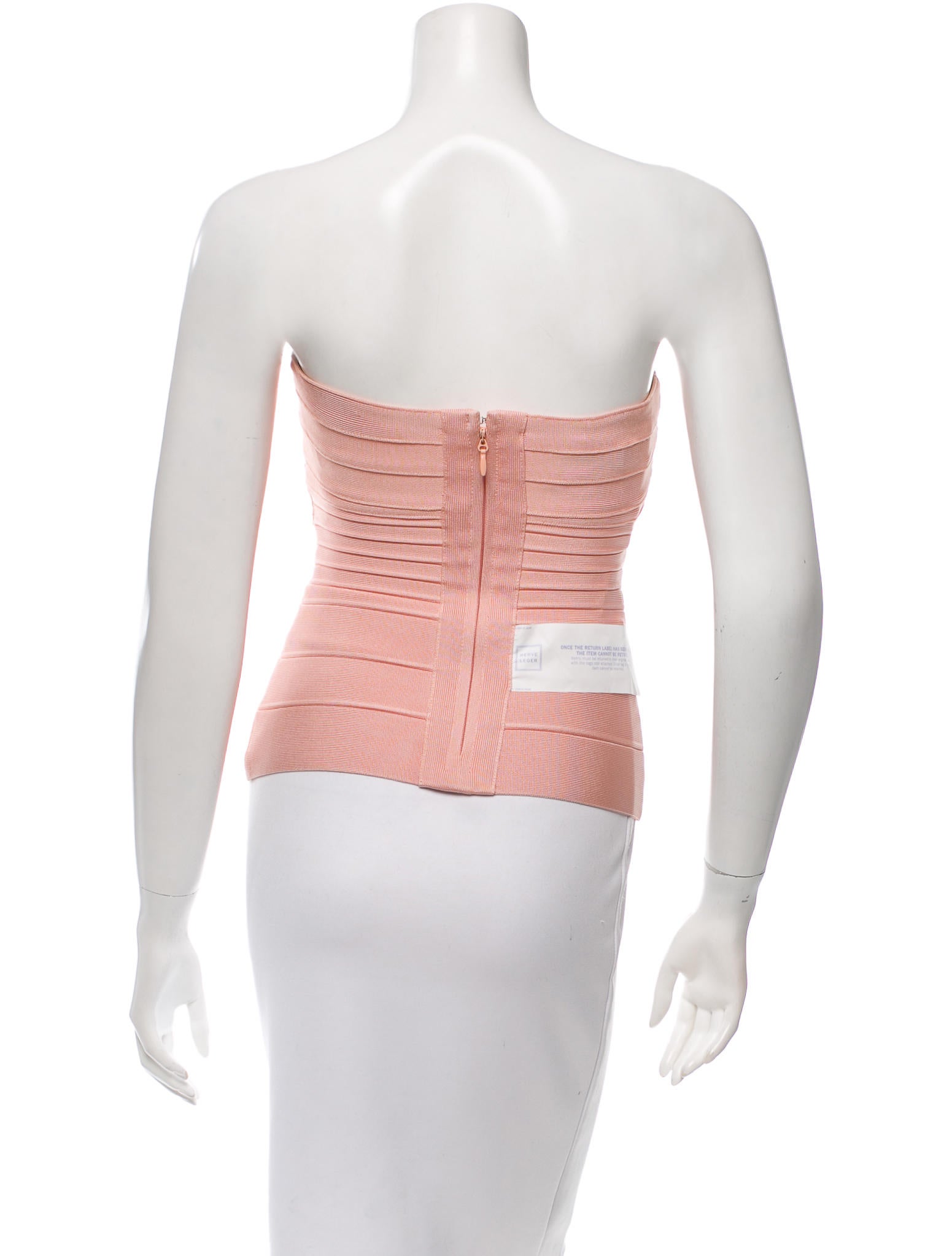 Herve Leger Strapless Bandage Top - Clothing - HEV26267 | The RealReal