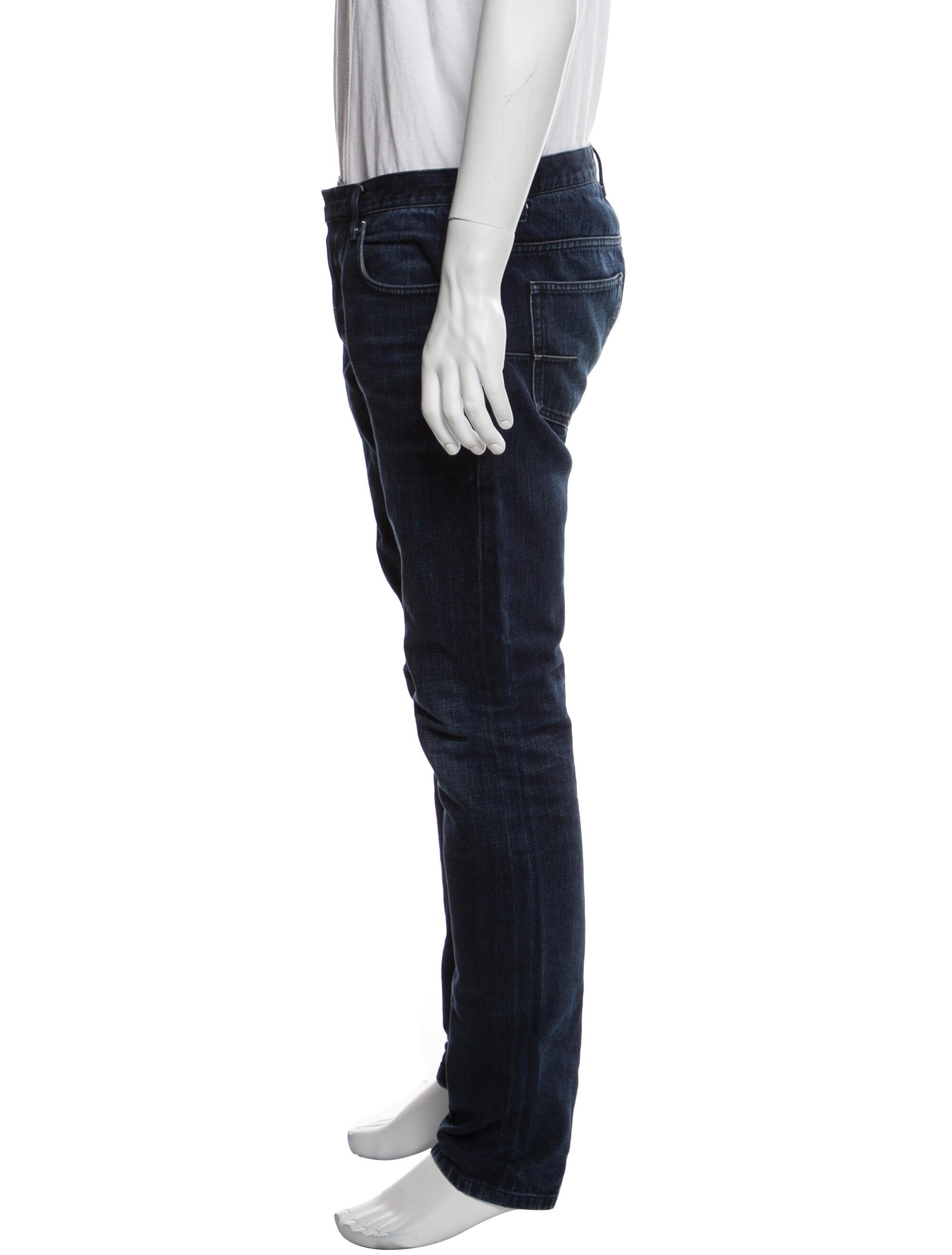 Dior Homme Five-Pocket Skinny Jeans - Blue, 9.5" Rise Jeans, Clothing ...