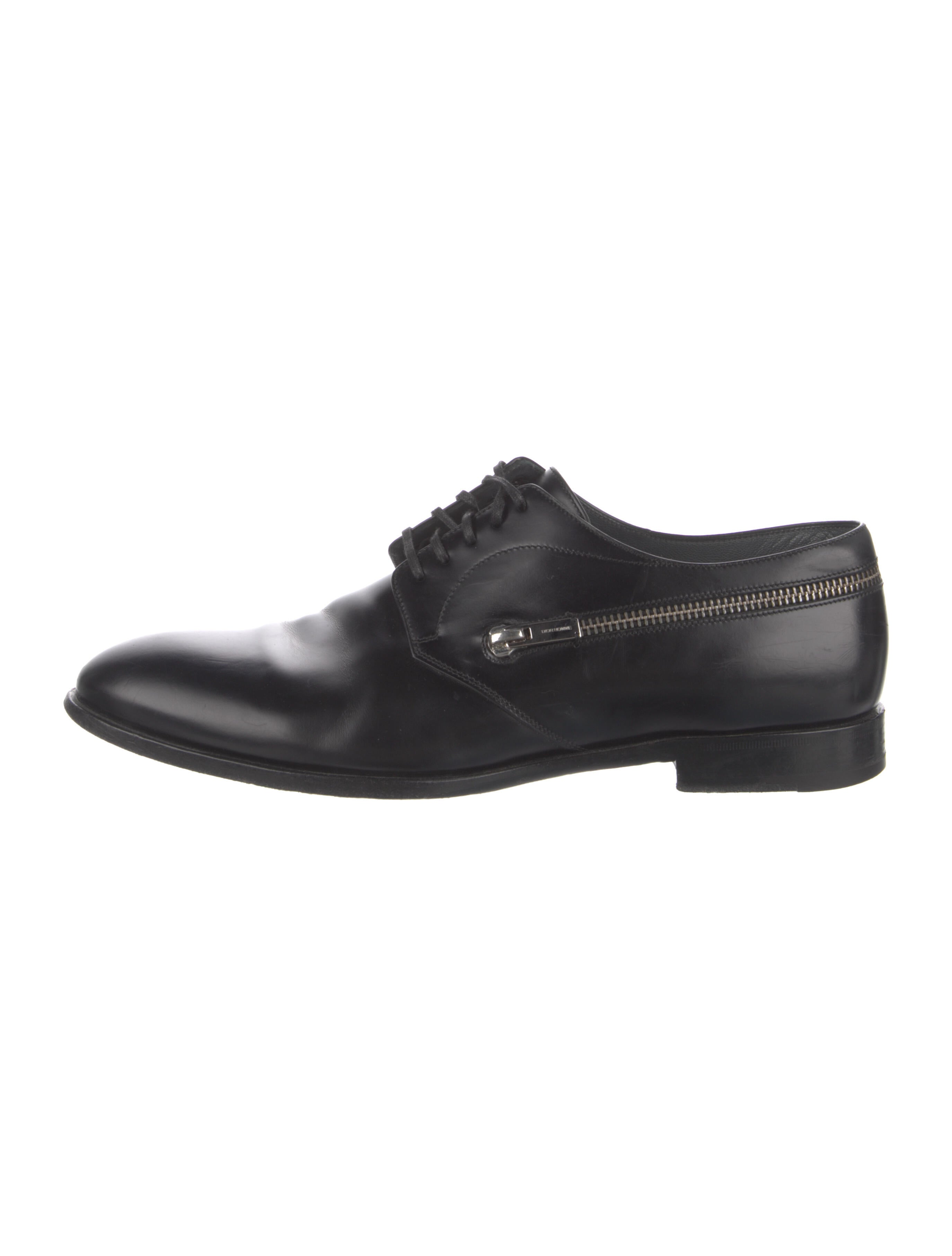 Dior Homme Leather Derby Shoes - Black Oxfords, Shoes - HMM42001 | The ...