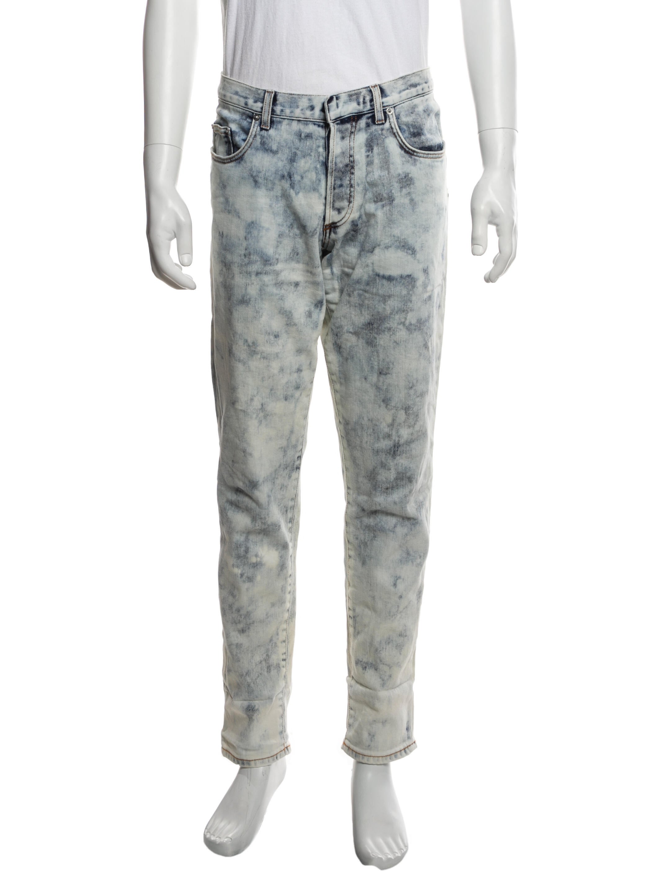 Dior Homme Five-Pocket Skinny Jeans - Blue, 9.5" Rise Jeans, Clothing ...