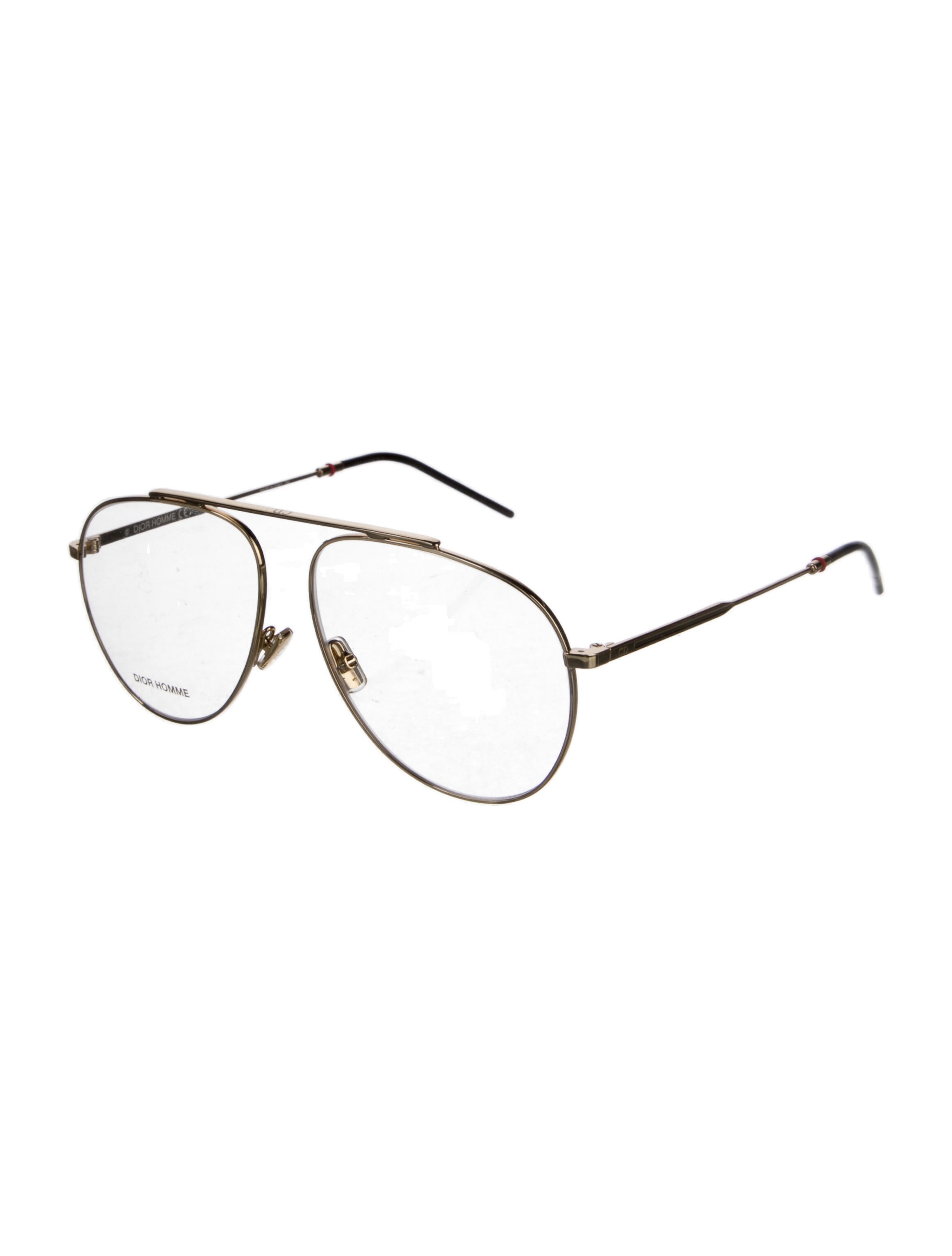 Dior Homme Aviator Aviator Eyeglasses - Black Eyeglasses, Accessories ...