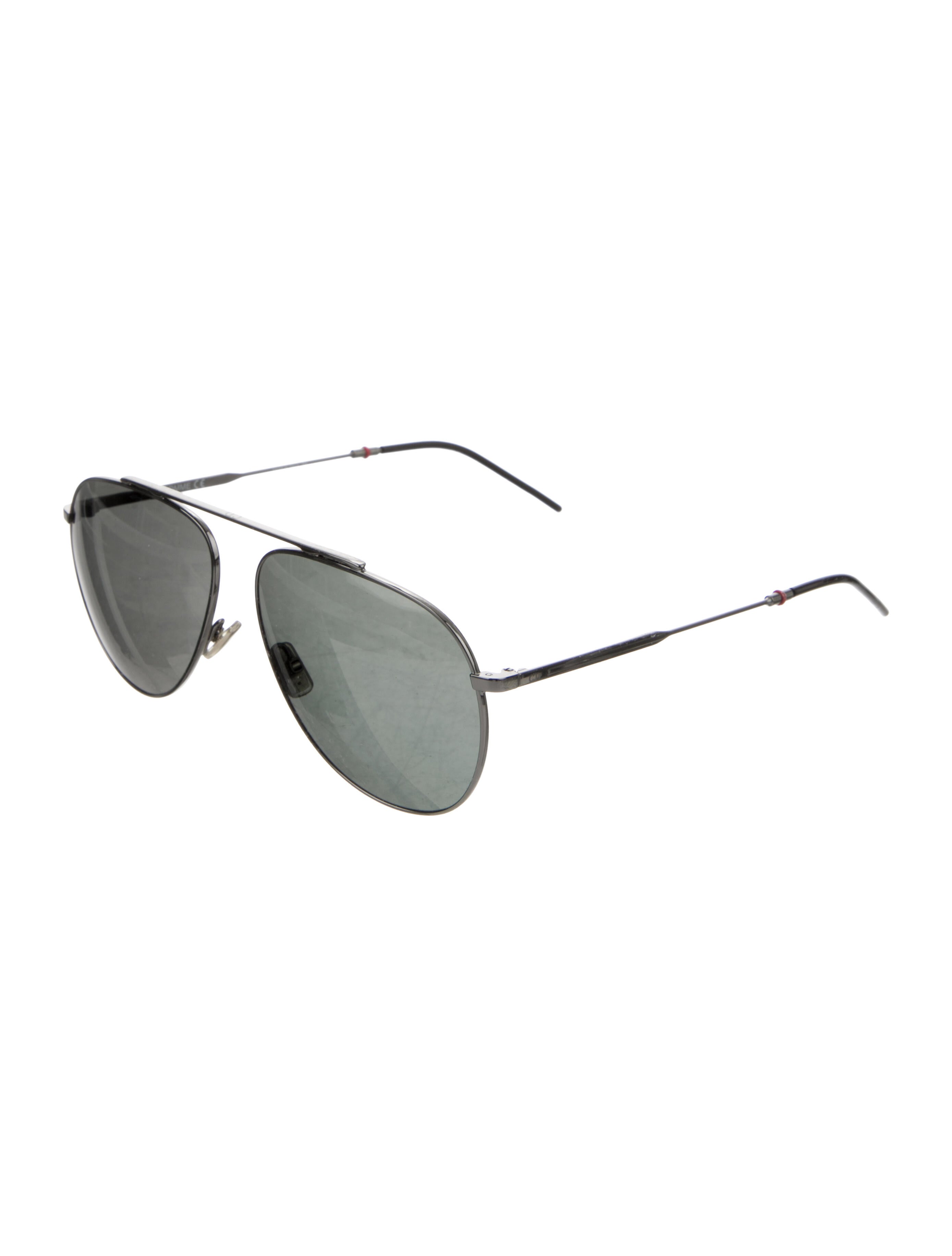 Dior Homme Aviator Tinted Sunglasses - Grey Sunglasses, Accessories ...