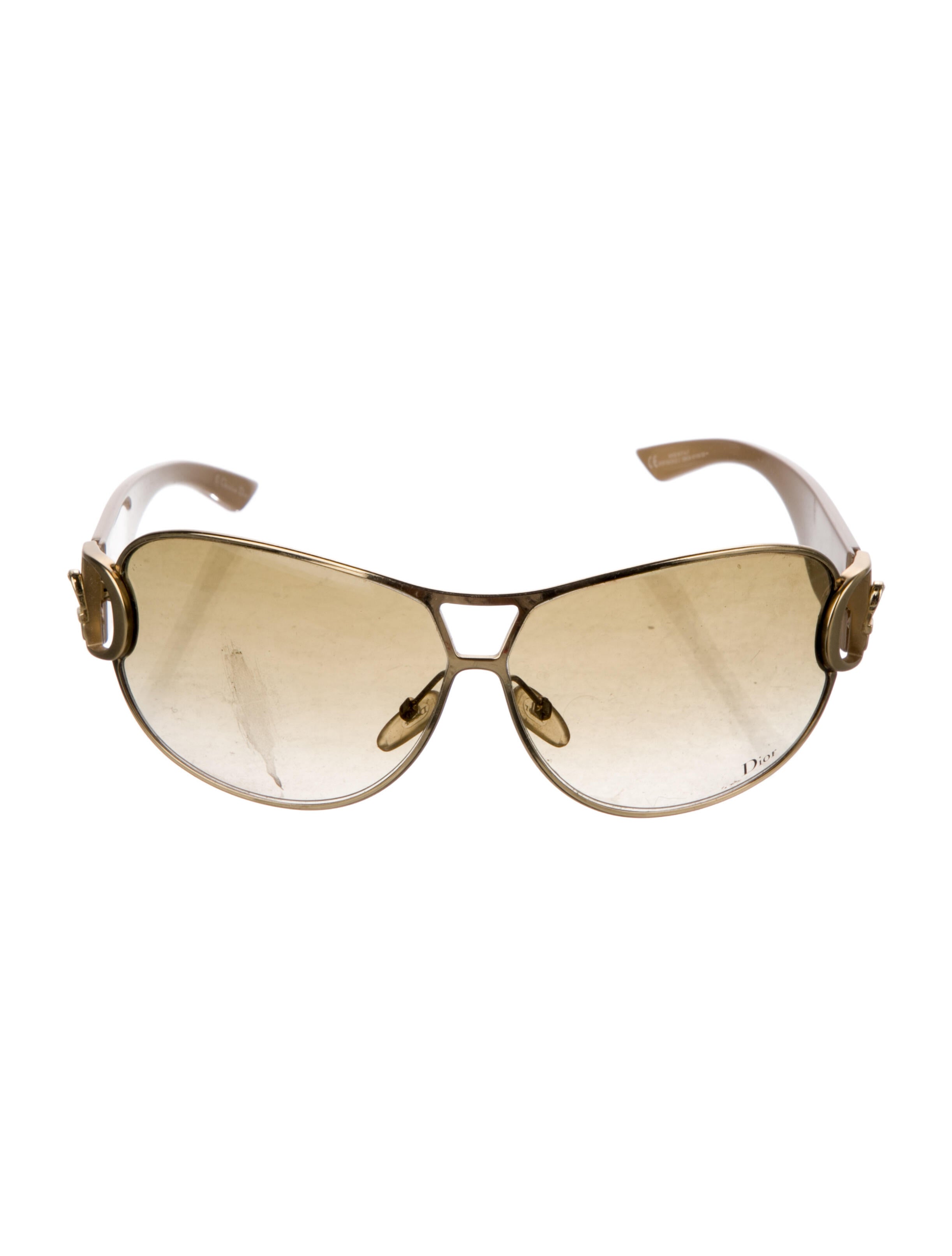 Christian Dior Aviator Gradient Sunglasses Neutrals Sunglasses