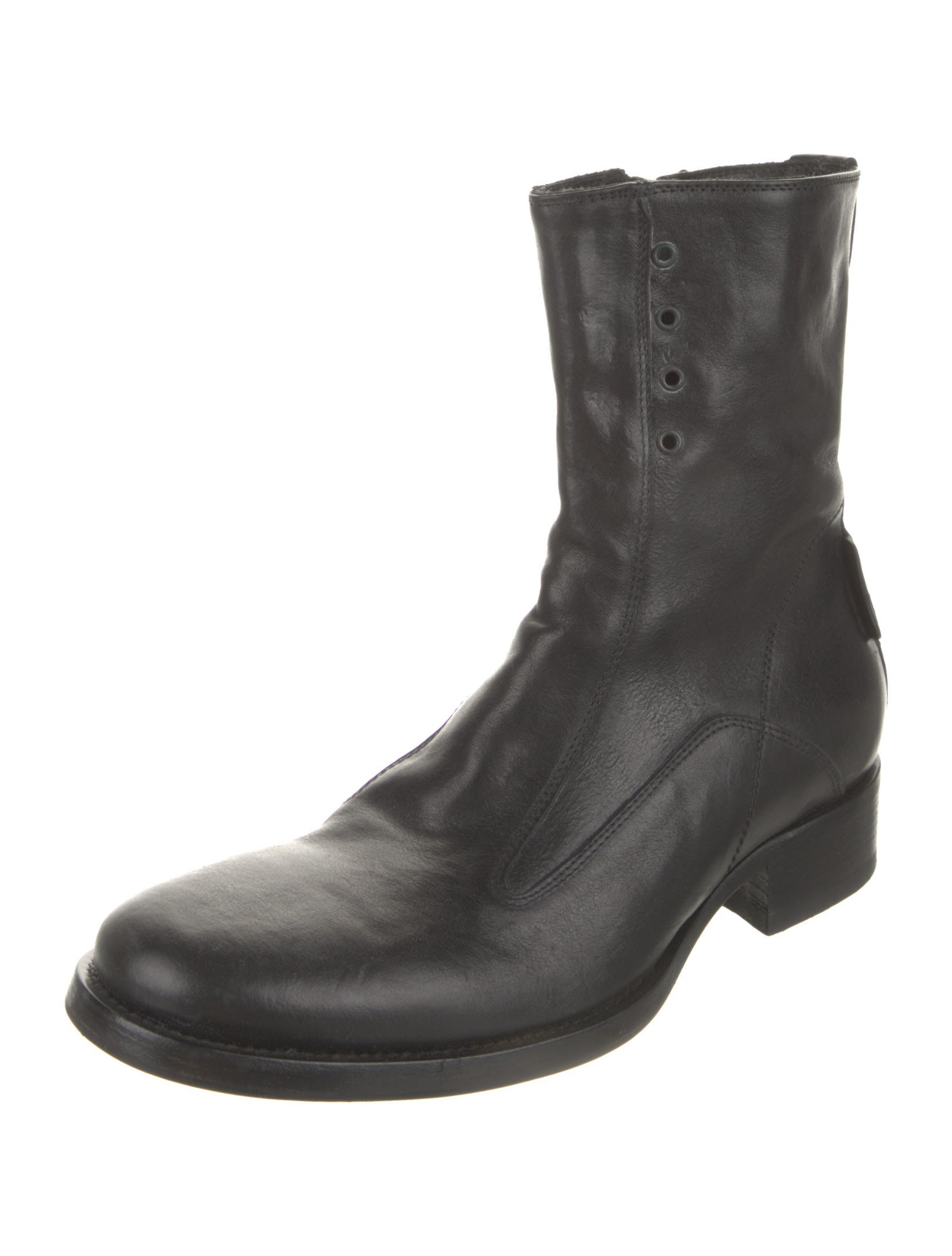 Dior Homme Leather Boots - Black Boots, Shoes - HMM45060 | The RealReal