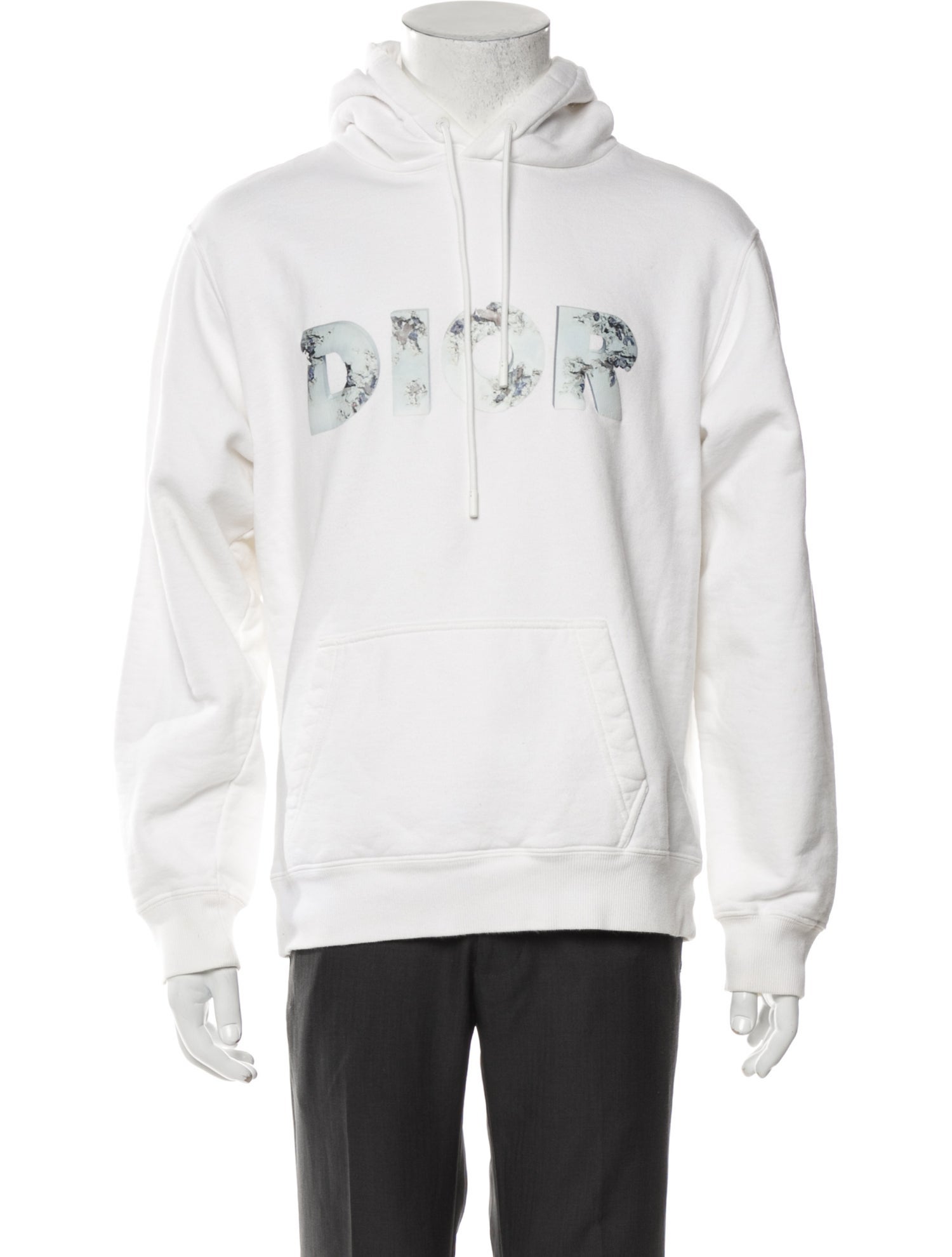 DIOR x Daniel Arsham 2020 Eroded Logo Hoodie - Neutrals Sweatshirts ...