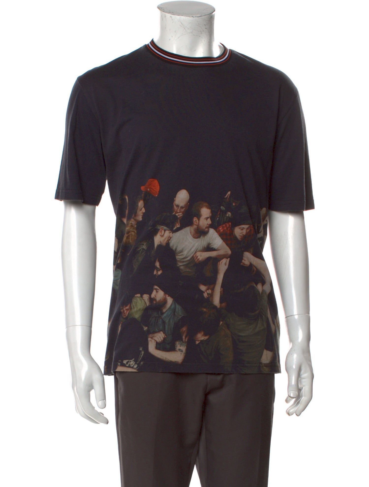 Dior Homme 2017 x Dan Witz Mosh Pit T-Shirt - Black T-Shirts, Clothing ...