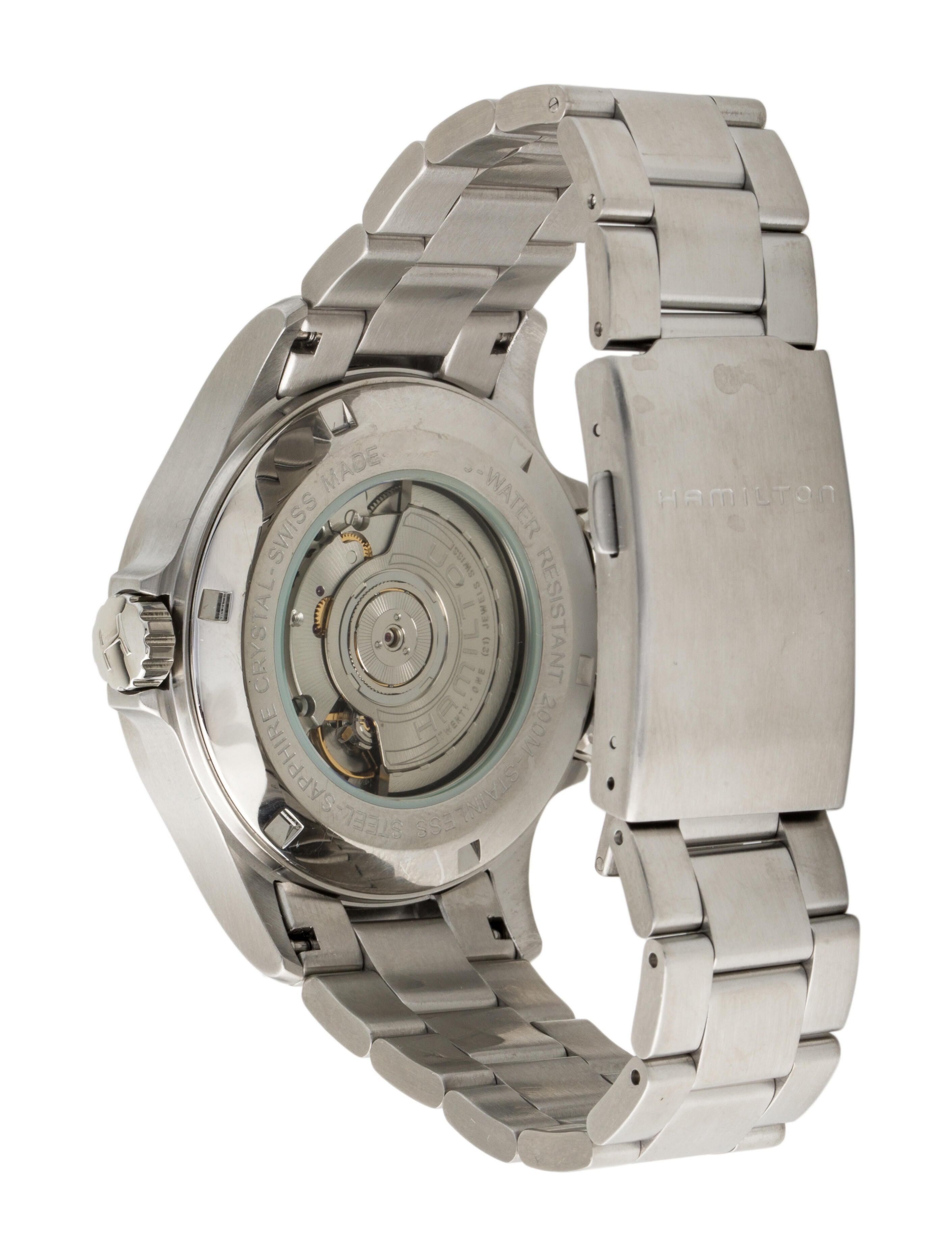 Hamilton Khaki Navy GMT Watch - H776250 | The RealReal