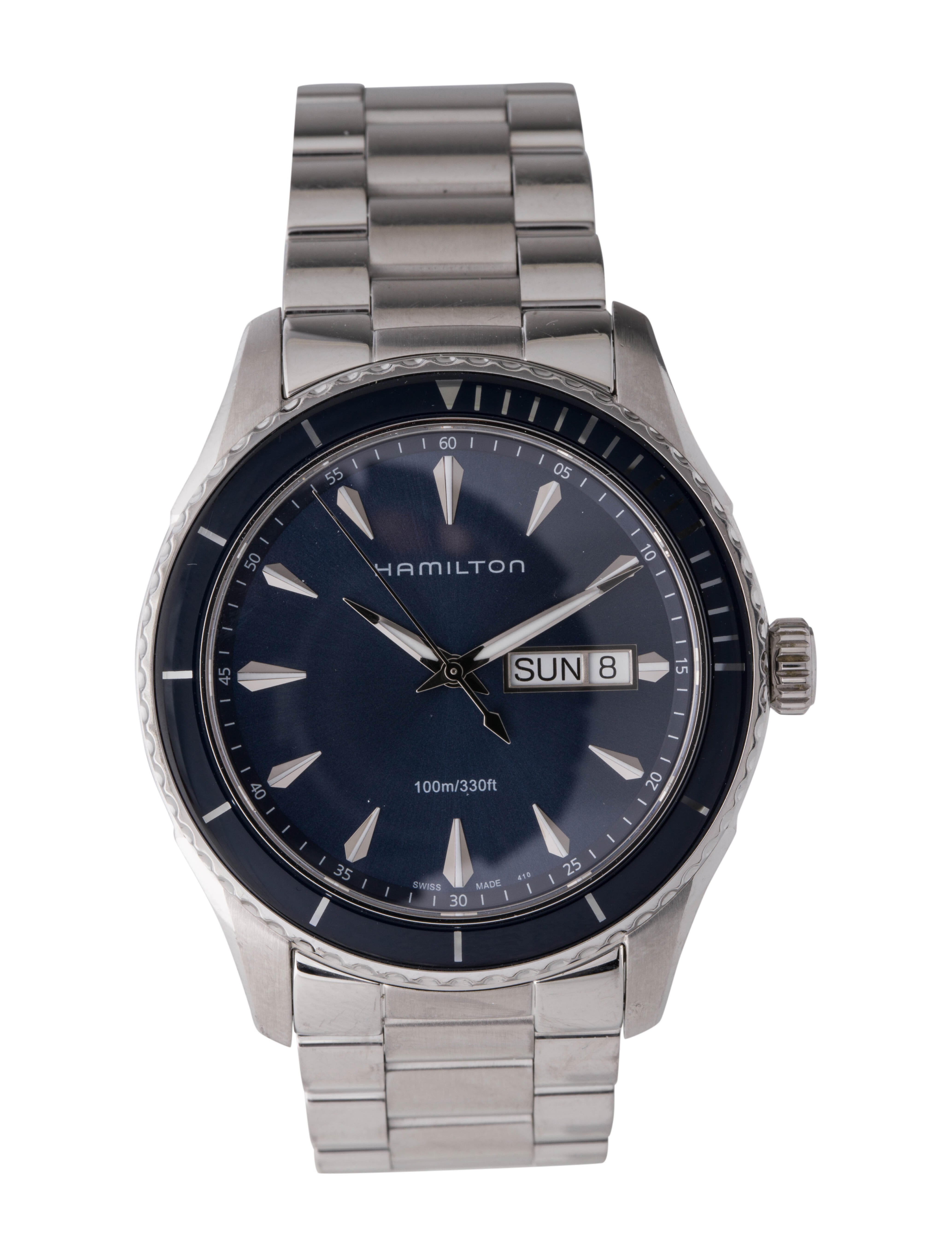 Hamilton Jazzmaster Seaview Day Date Quartz Watch - H375510 ...