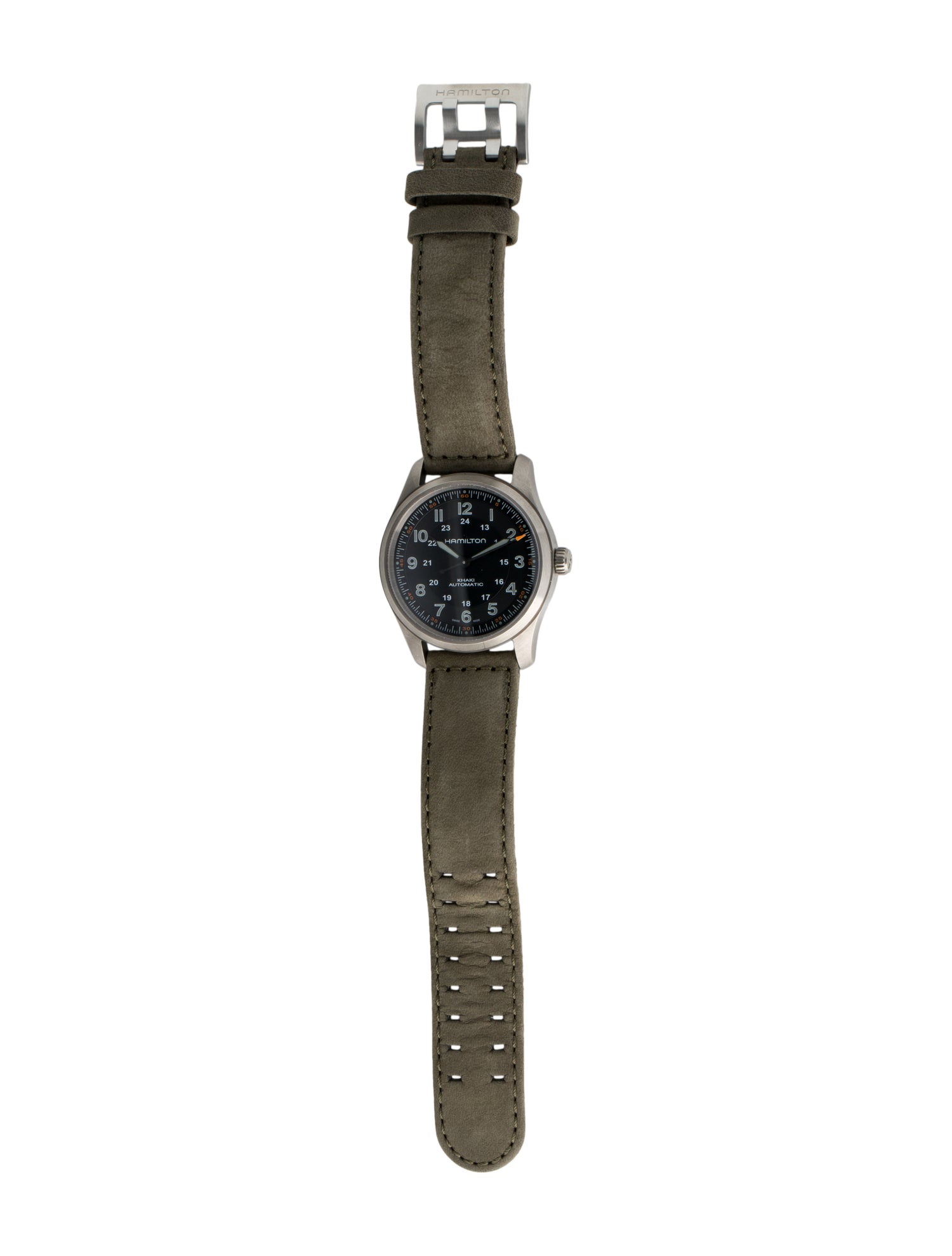 Hamilton Khaki Field Titanium Auto Watch - H702050 // H70205830 | The ...