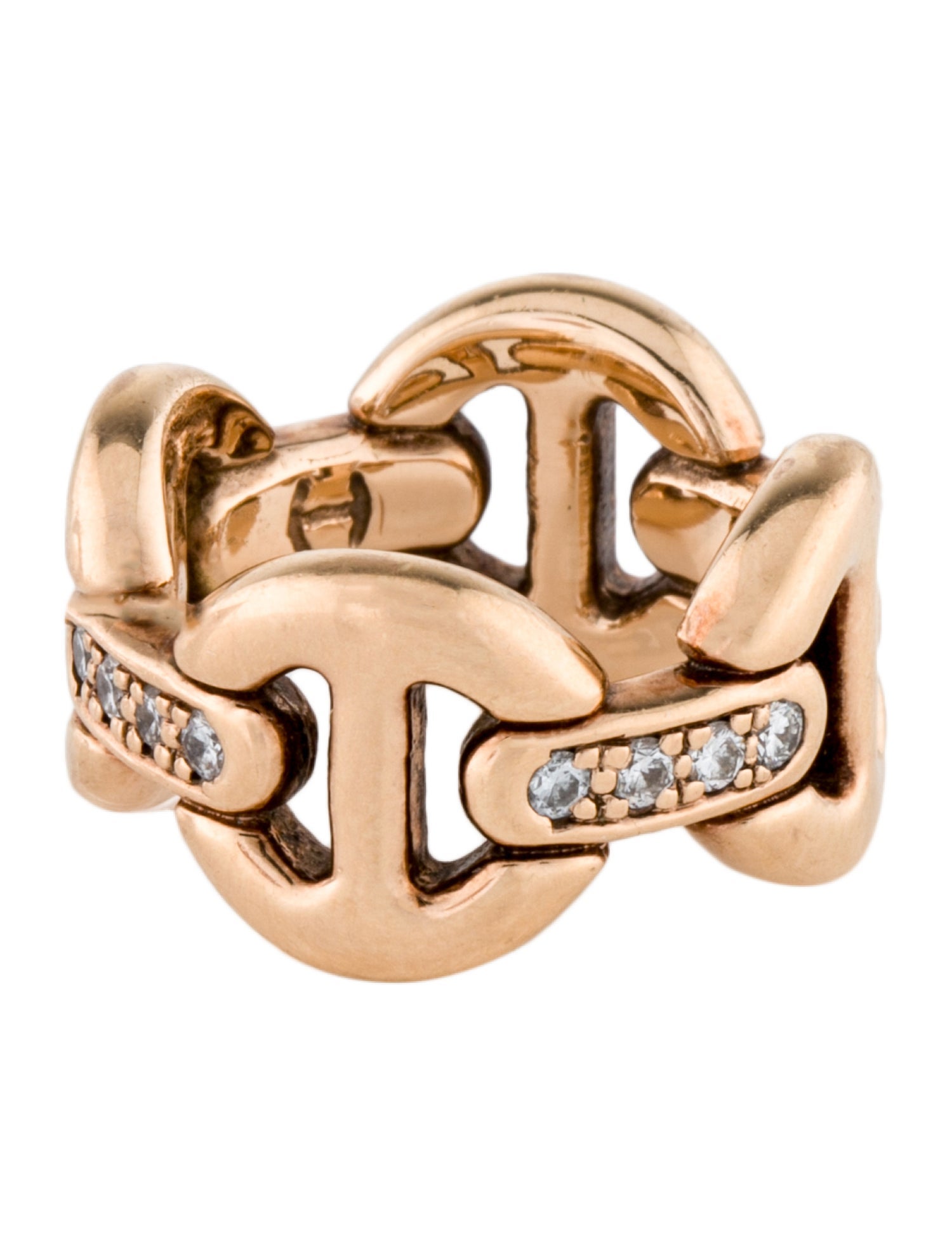 H.Stern H Stern Geometric Enamel Band - 18K Yellow Gold Band, Rings ...