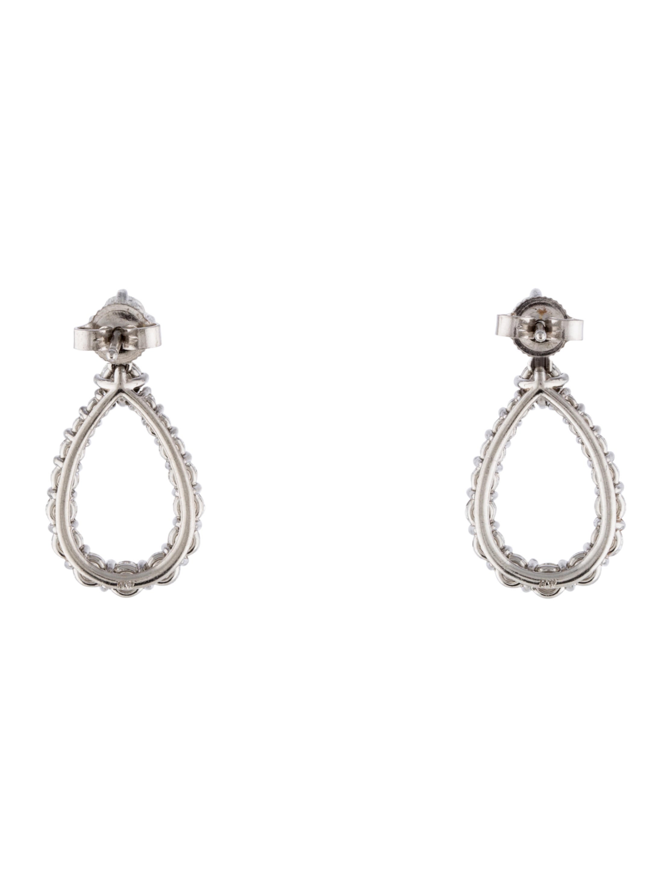 Harry Winston Diamond Extra Large Loop Earrings - Earrings - HRW20094 ...
