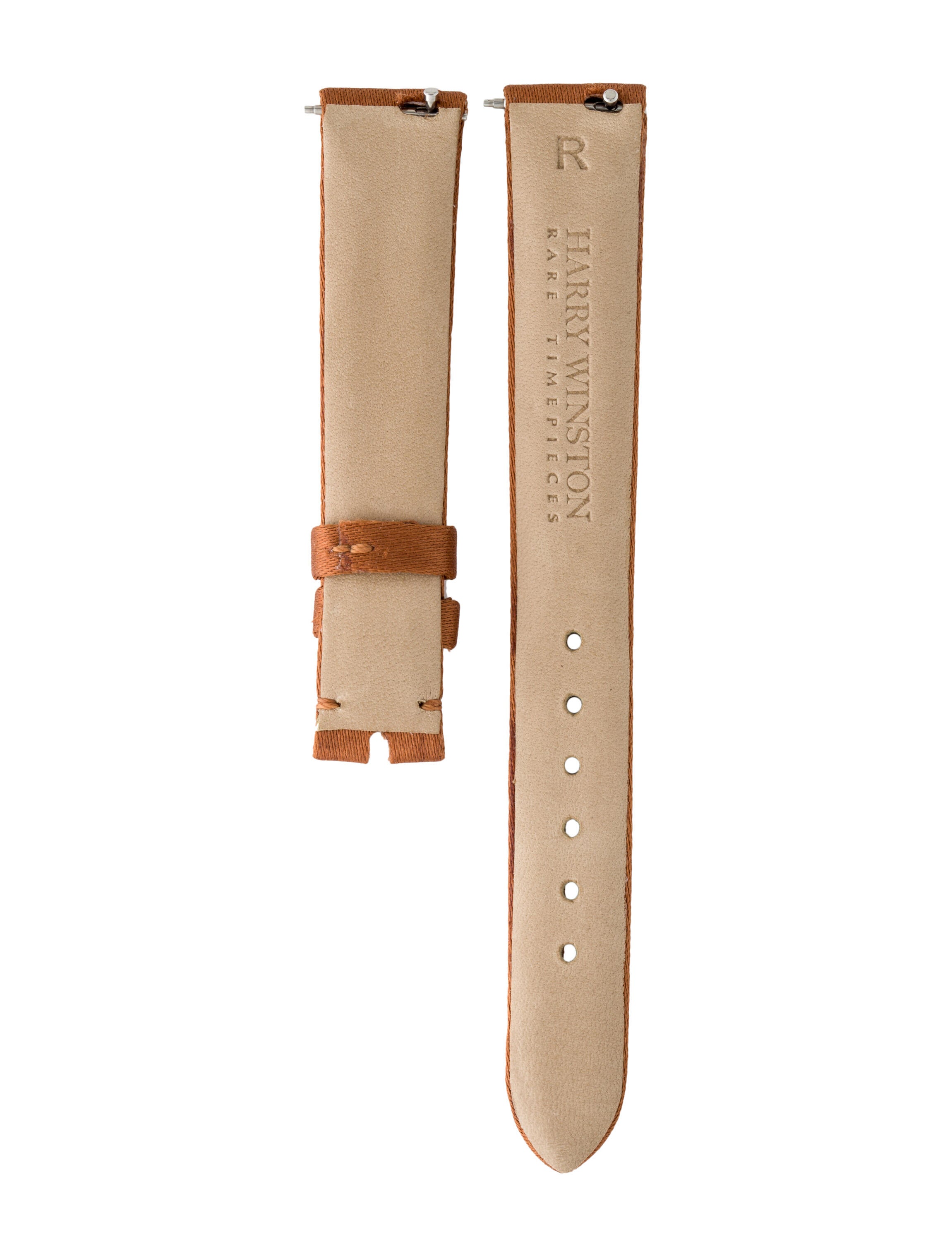 Harry Winston 14mm X 12mm Satin Watch Strap - Brown - HRW20942 | The ...
