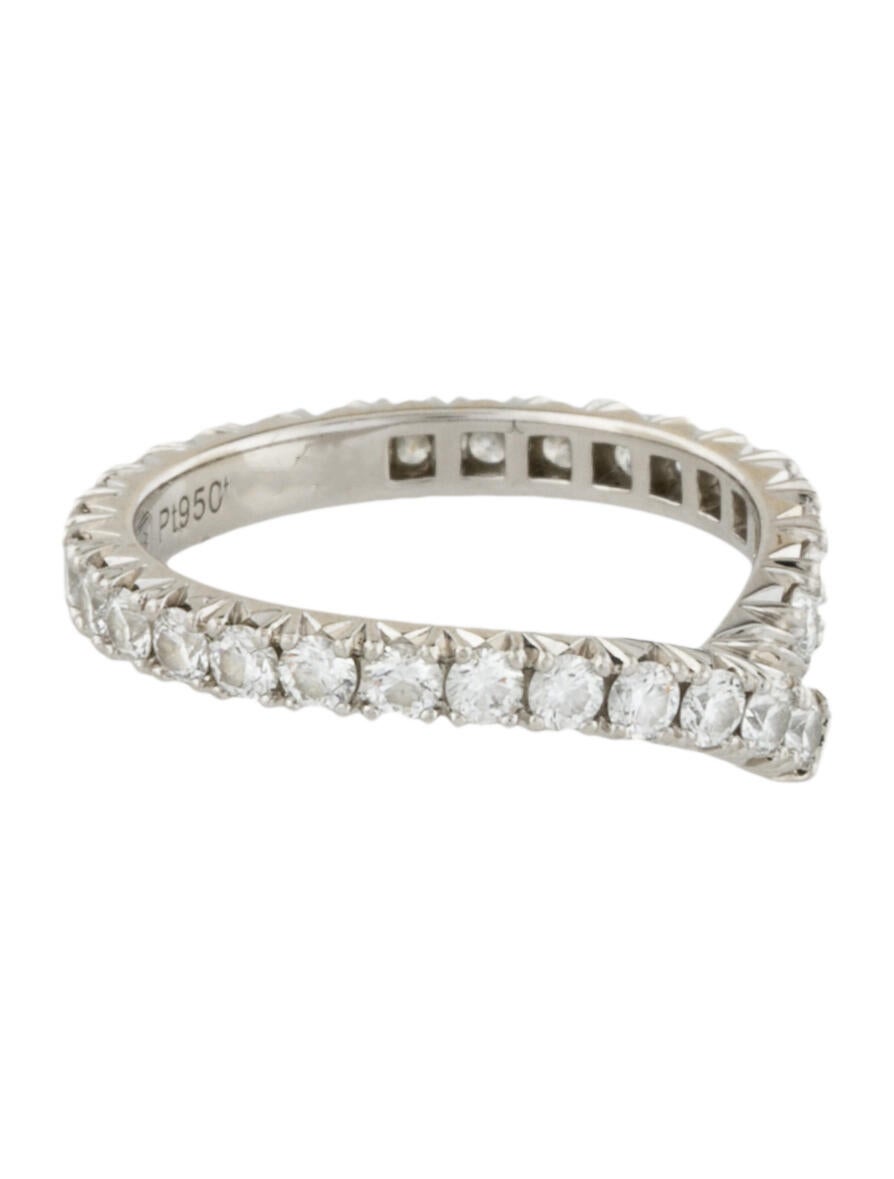 Harry Winston Platinum Diamond Ribbon Wedding Band - Wedding Band ...