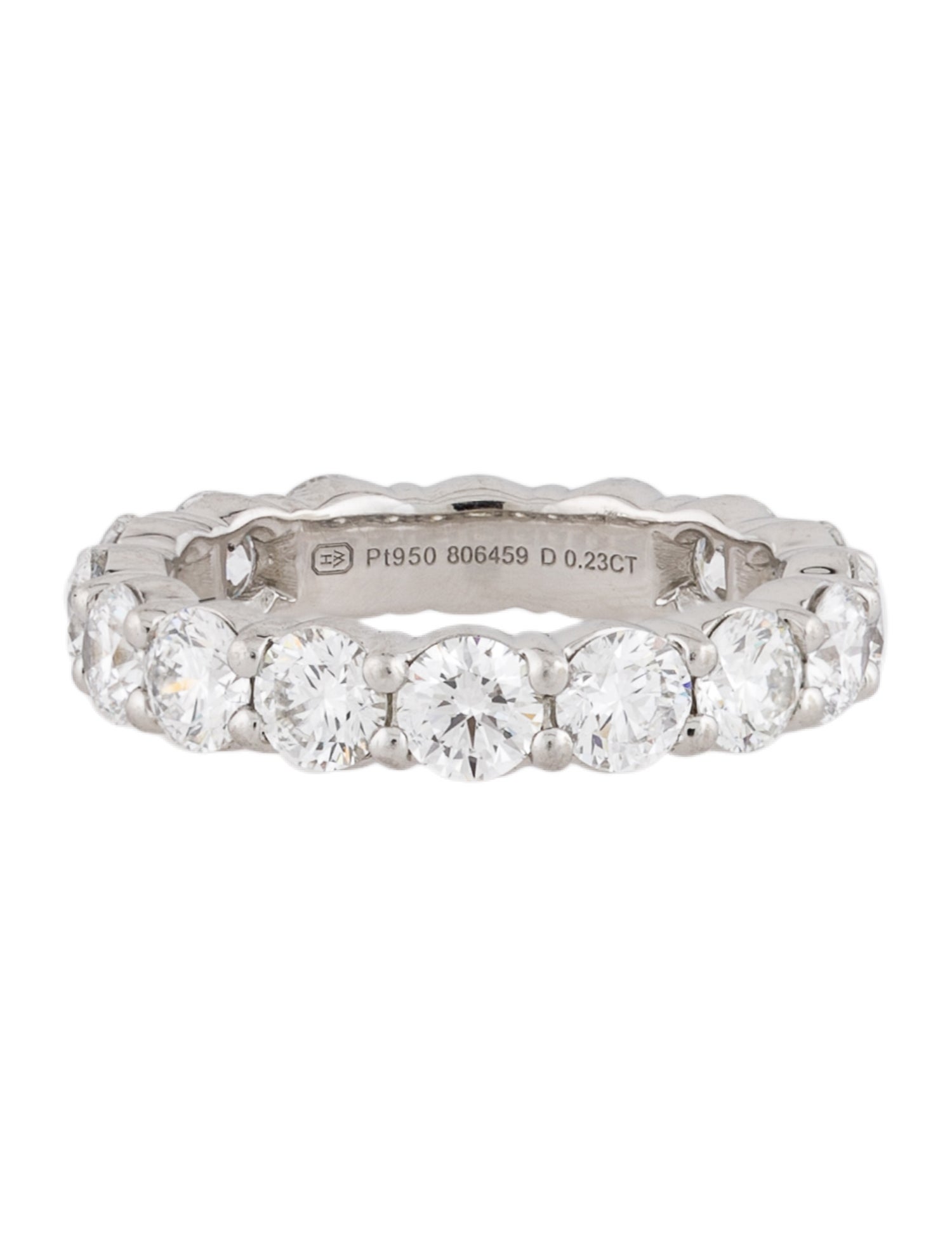 Harry Winston Platinum Diamond Prong-Set Wedding Band - 950 Platinum ...