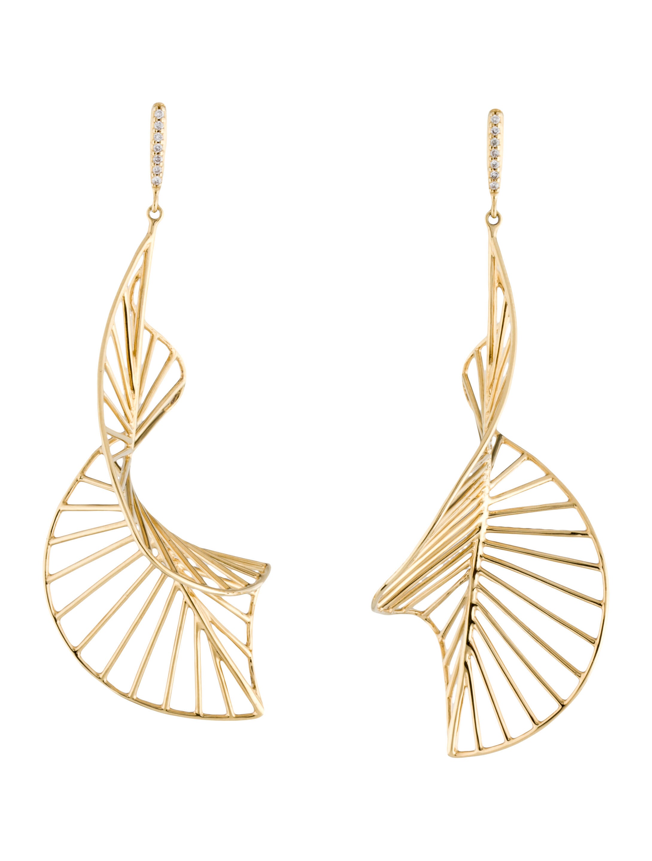 H.Stern Grupo Corpo Earrings - 18K Yellow Gold Drop, Earrings ...