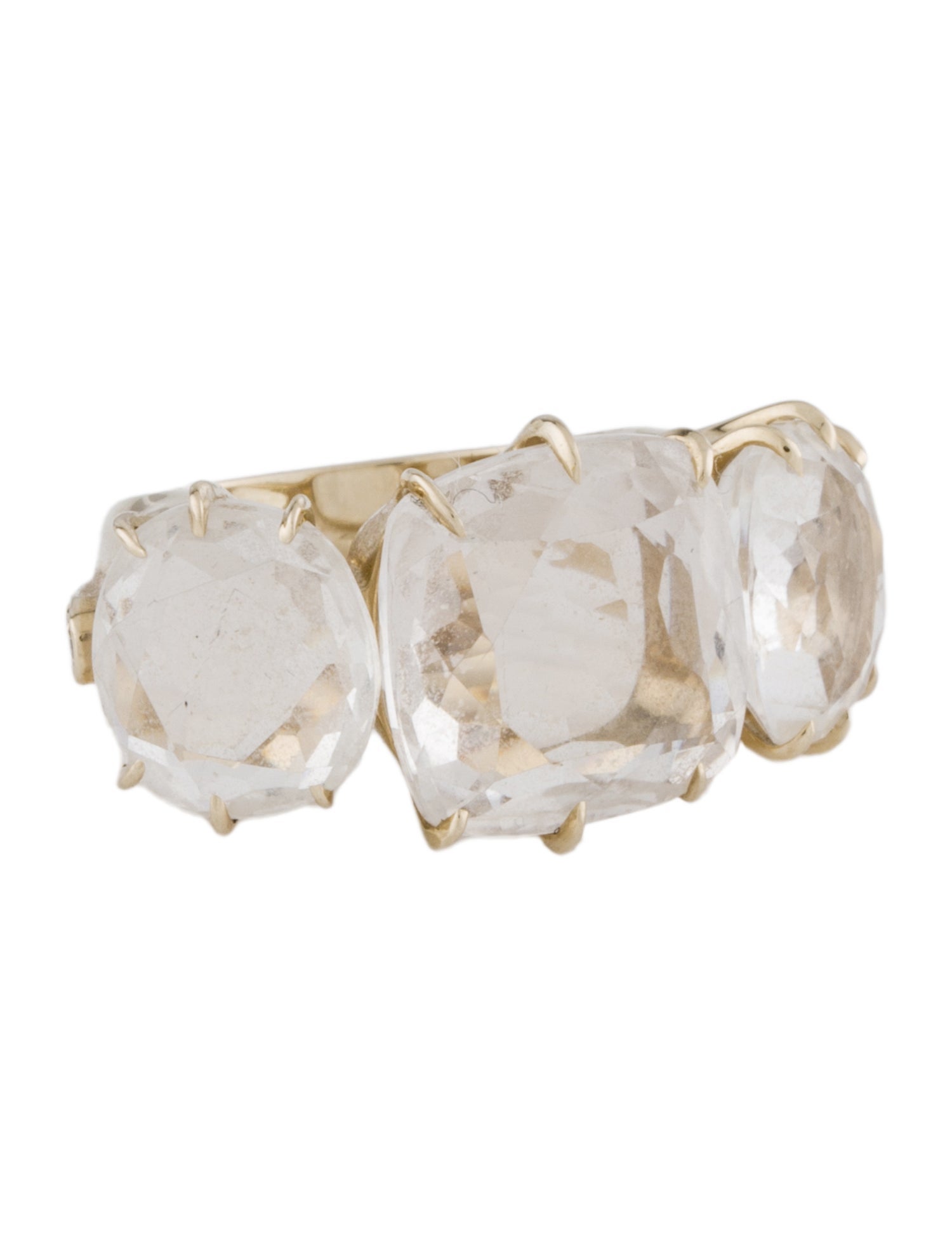 H.Stern 18K Quartz & Diamond Moonlight Cocktail Ring - 18K Yellow Gold ...