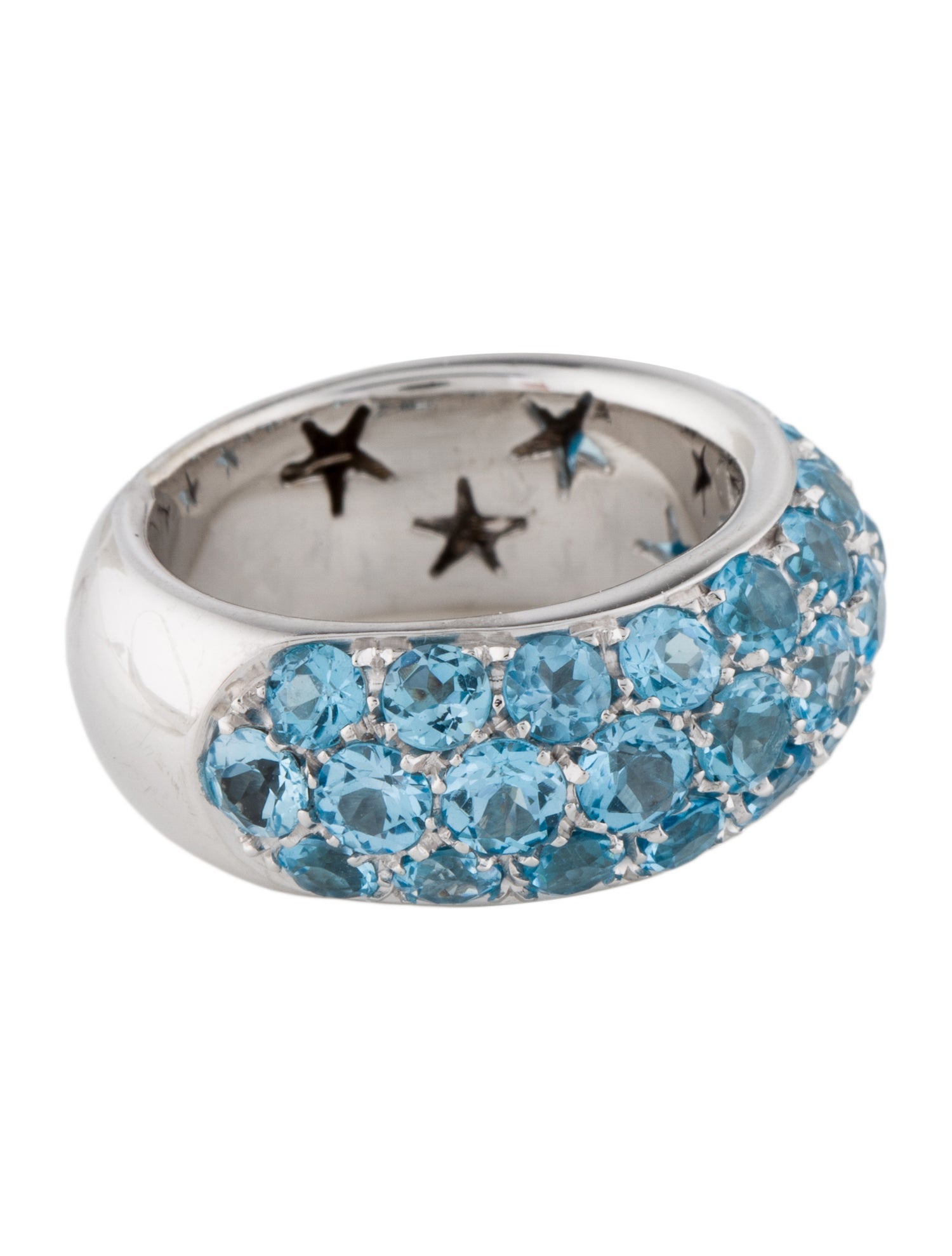 H.Stern 18K Topaz Band - Rhodium-Plated 18K White Gold Band, Rings ...