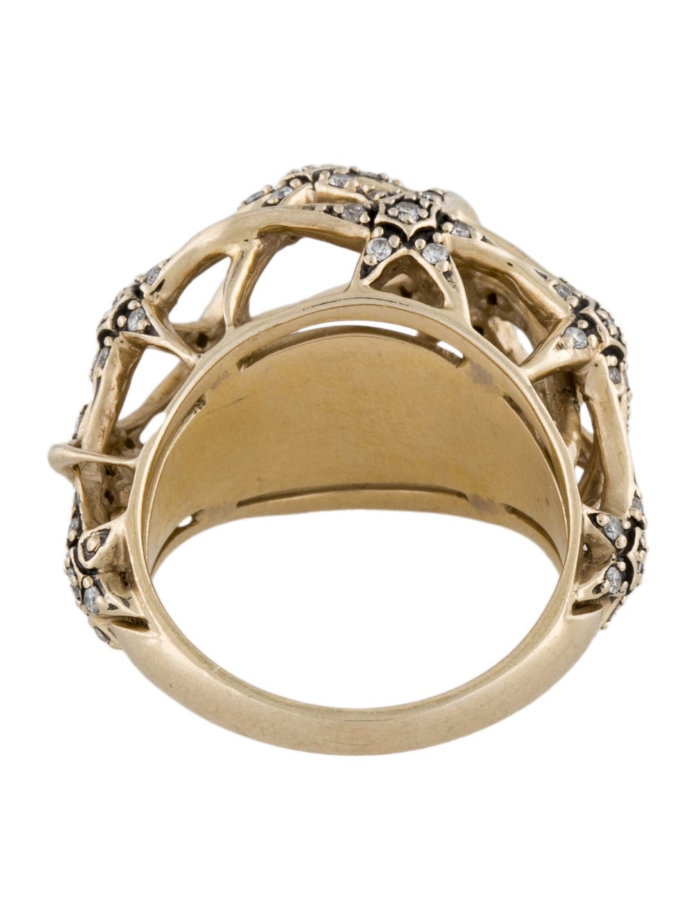 H.Stern 18K Copernicus Diamond Cocktail Ring - 18K Yellow Gold Cocktail Ring, Rings - HST23276 ...