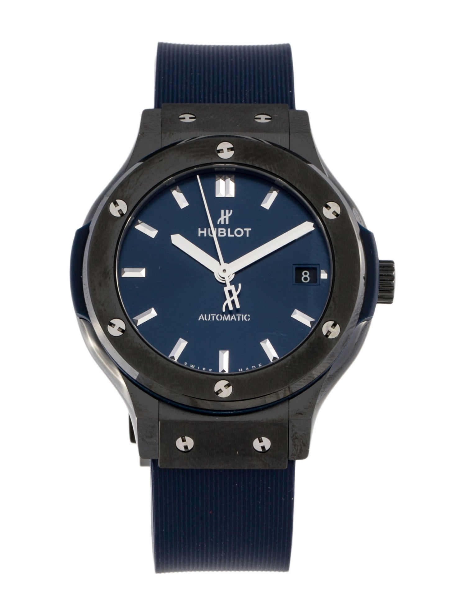 Hublot Classic Fusion Ceramic Blue Watch - 565.CM.7170.RX | The RealReal