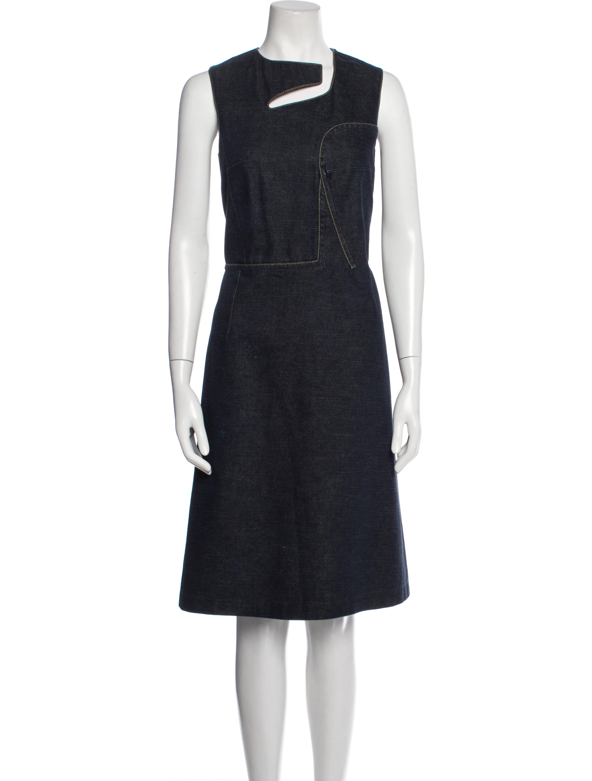 Hussein Chalayan Vintage Knee-Length Dress - Blue Dresses, Clothing ...