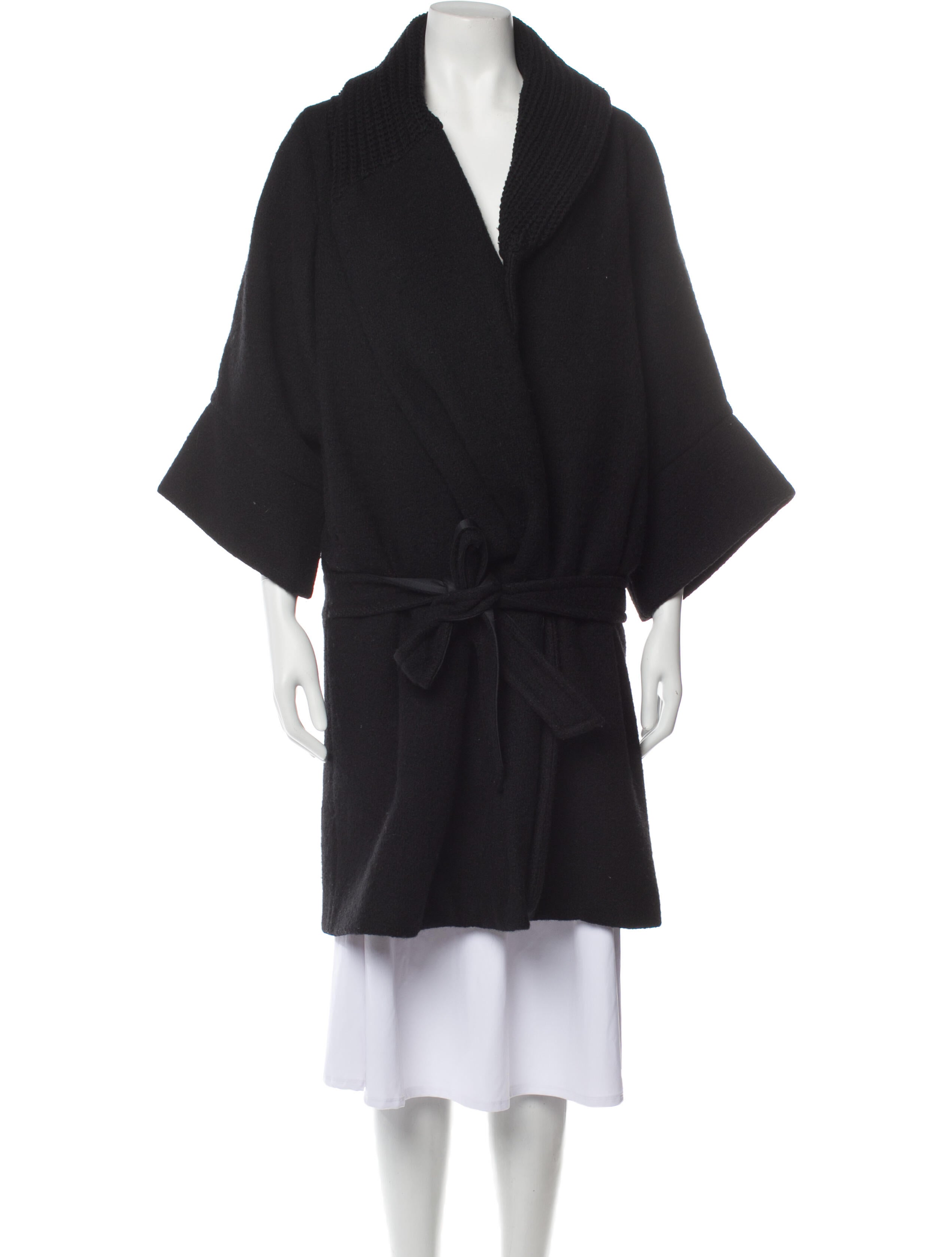 Hussein Chalayan Vintage 2000's Coat - Black Coats, Clothing - HUS21192 ...