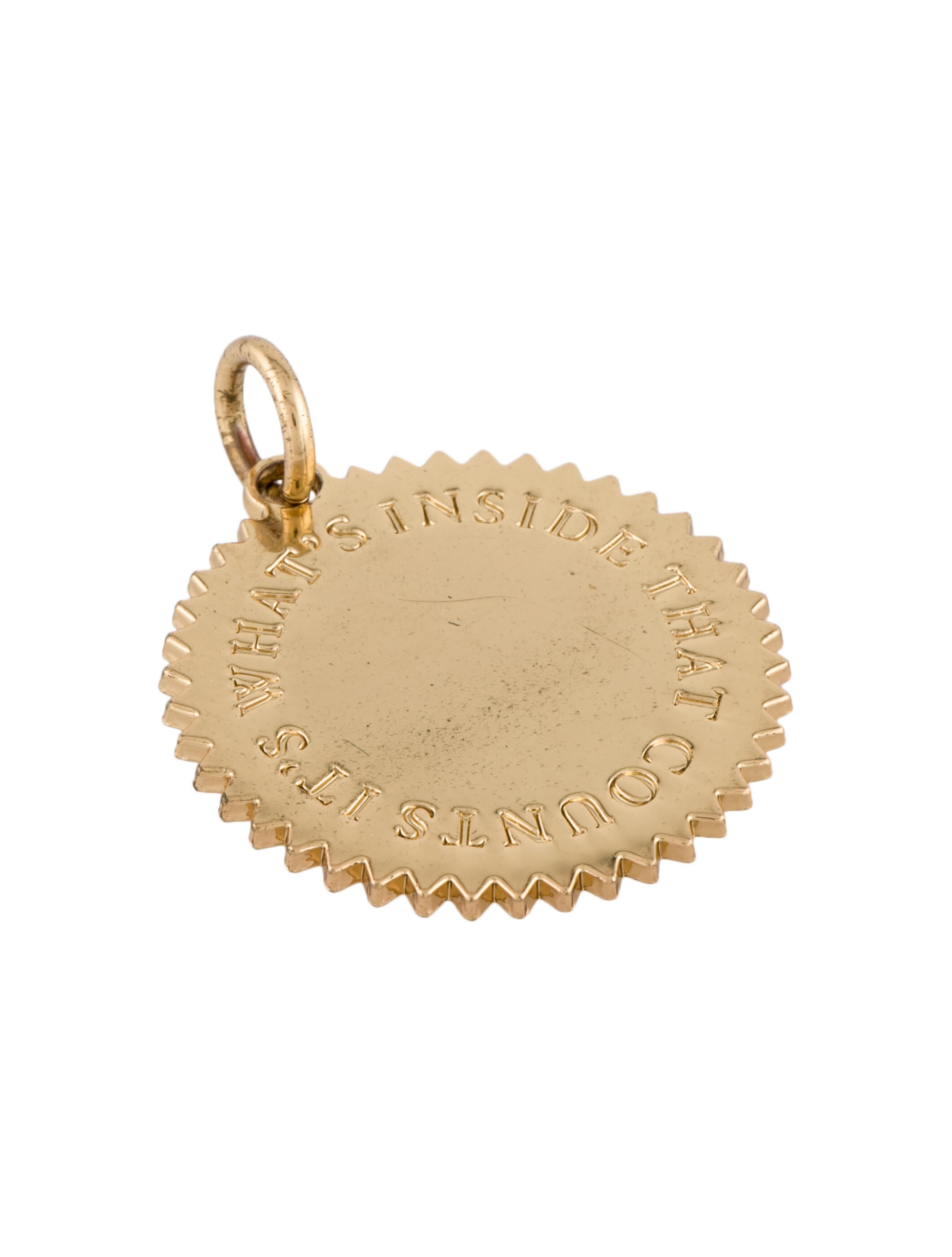 India Hicks 'It's What Inside That Counts' Token Pendant - Pendant ...