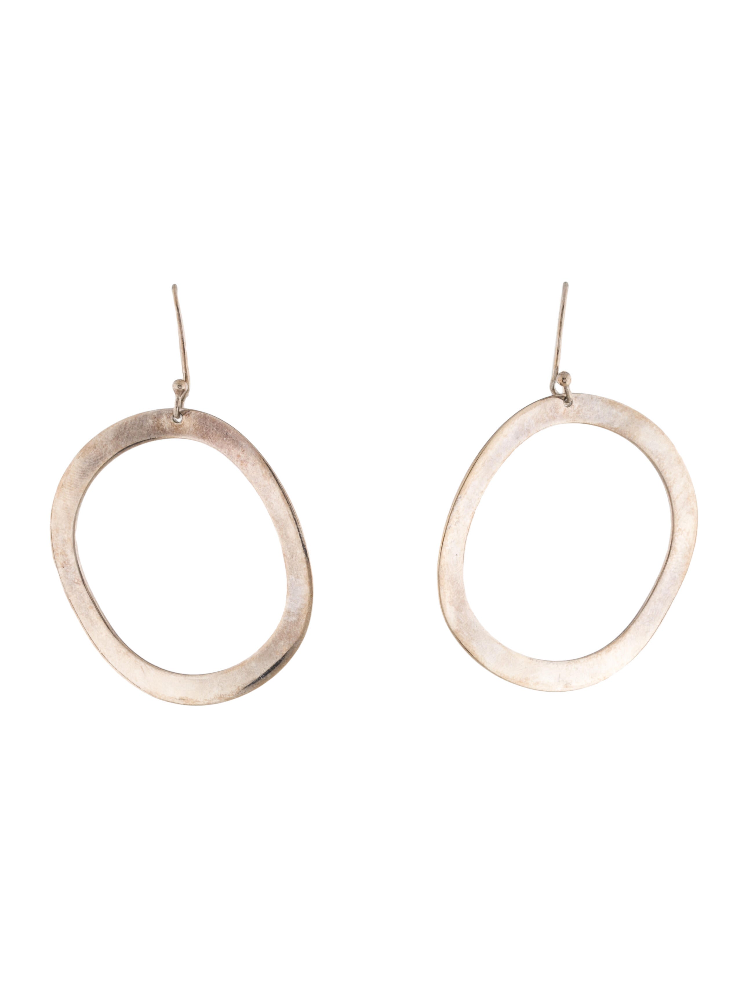 Ippolita Glamazon Wavy Open Circle Drop Earrings - Sterling Silver Drop ...